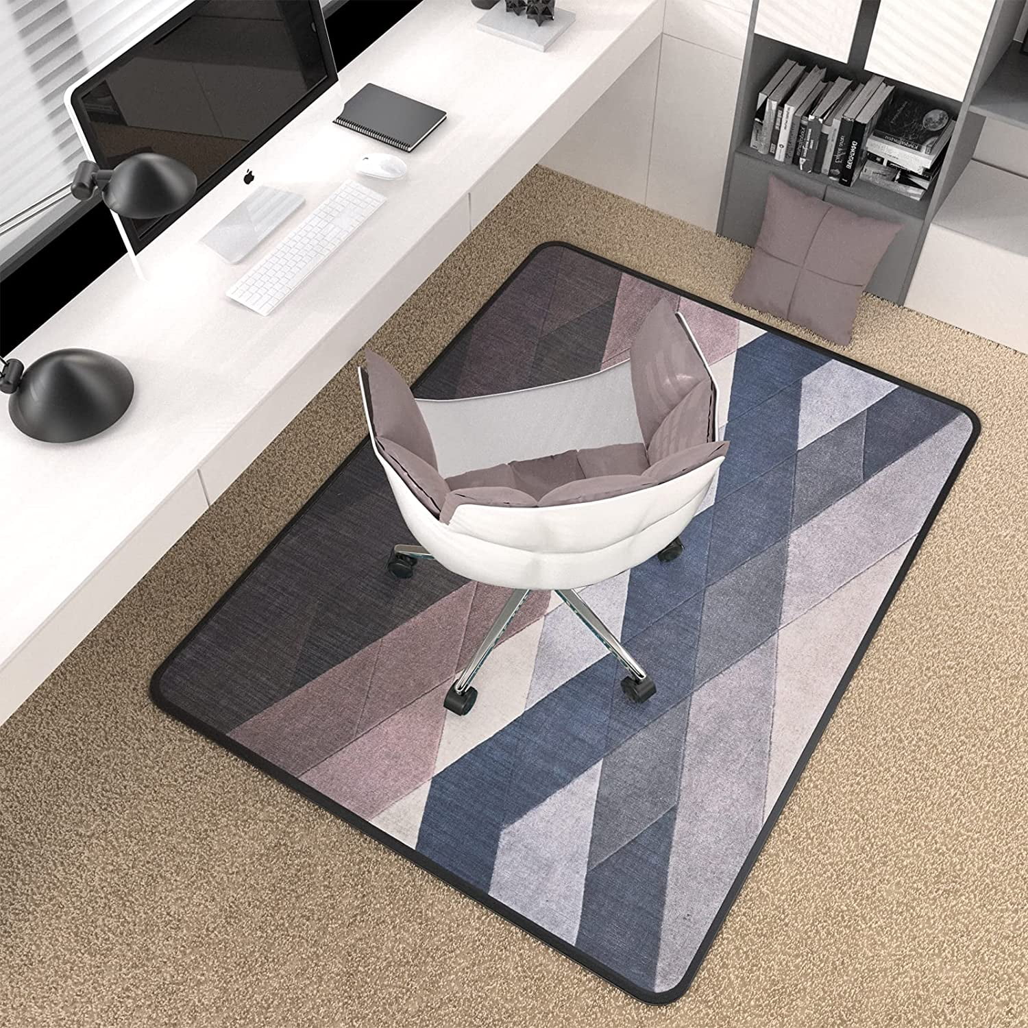 HomeElves 48" x 36"Chair Mat,Office Chair Mat for Carpet & Hardwood ...