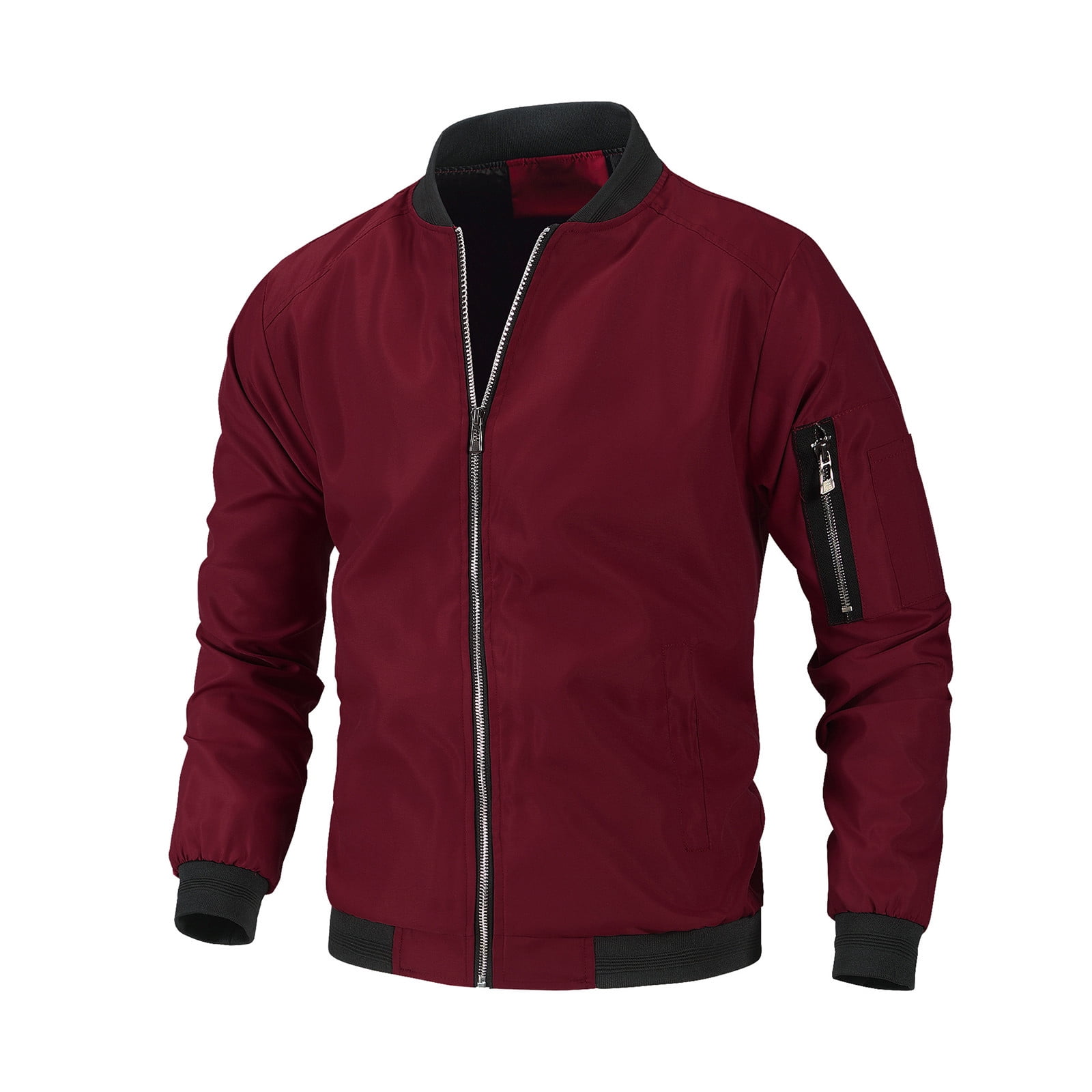 HomeGardon Clearance! Men's Slim Fit Lightweight Softshell Flight ...