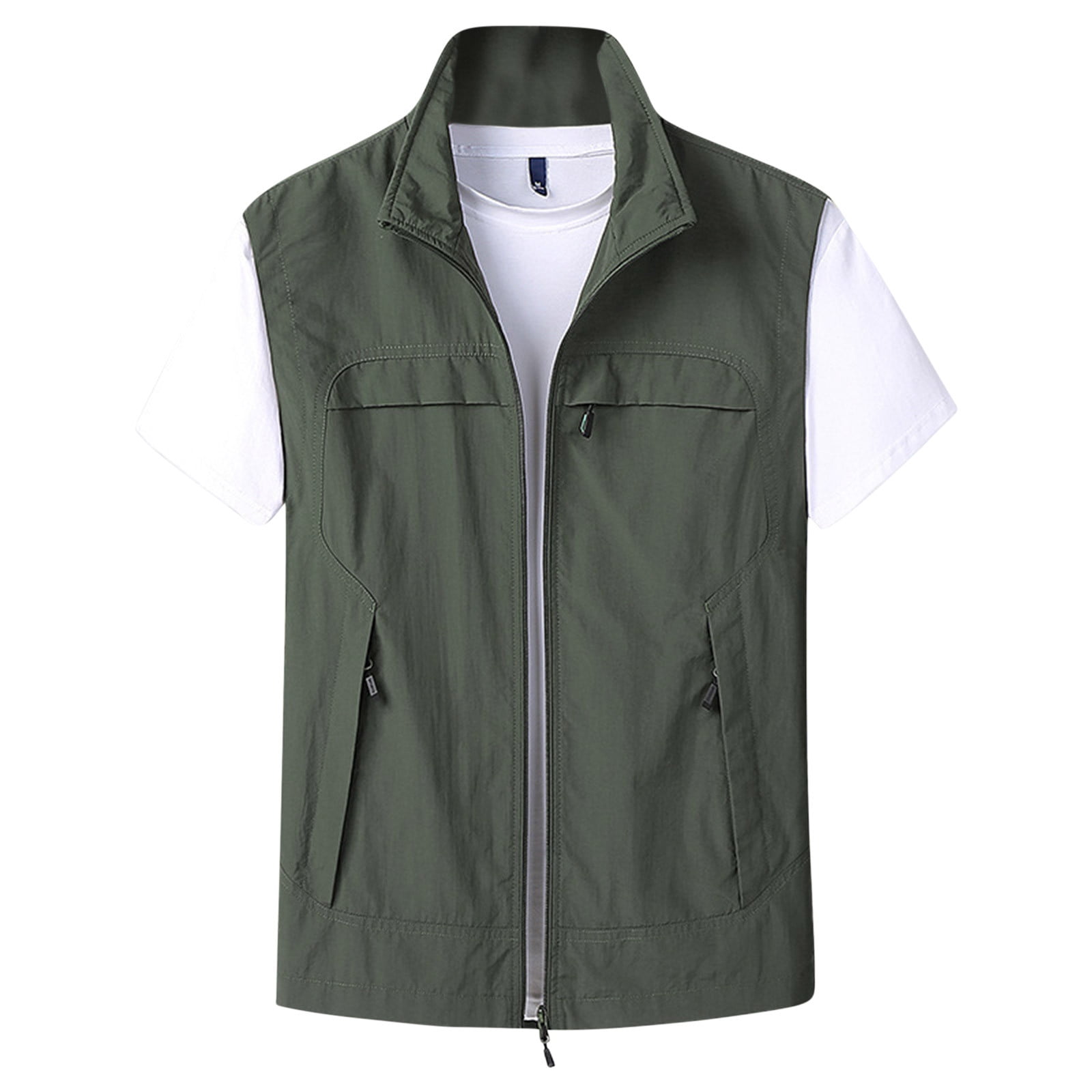 HomeGardon Shirts for Men Men's Lightweight Softshell Vest Windproof ...