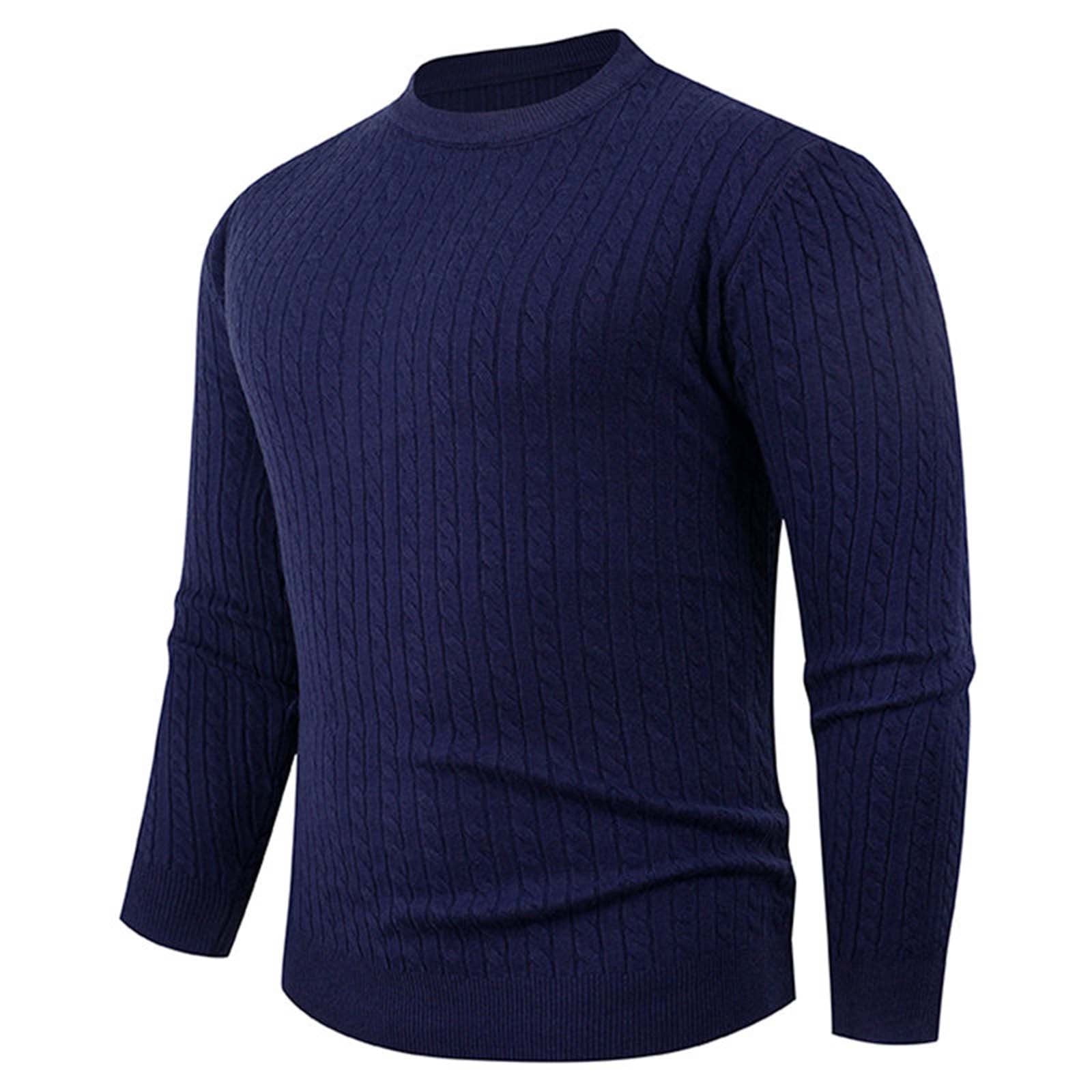 HomeGardon Fall Sweaters for Men 2025 Striped Elastic Knit Sweater ...