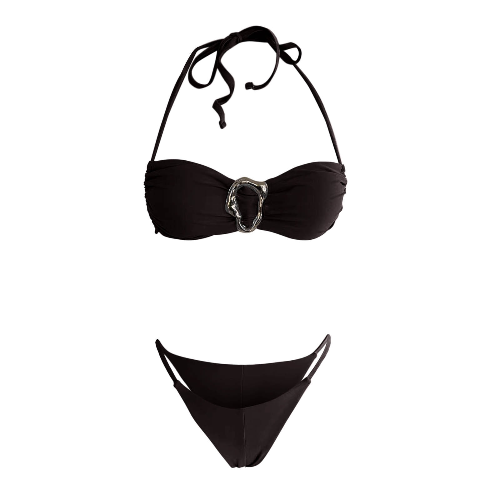 HomeGardon Tankini Swimsuits for Women Bikinis Sets Women Solid Color ...