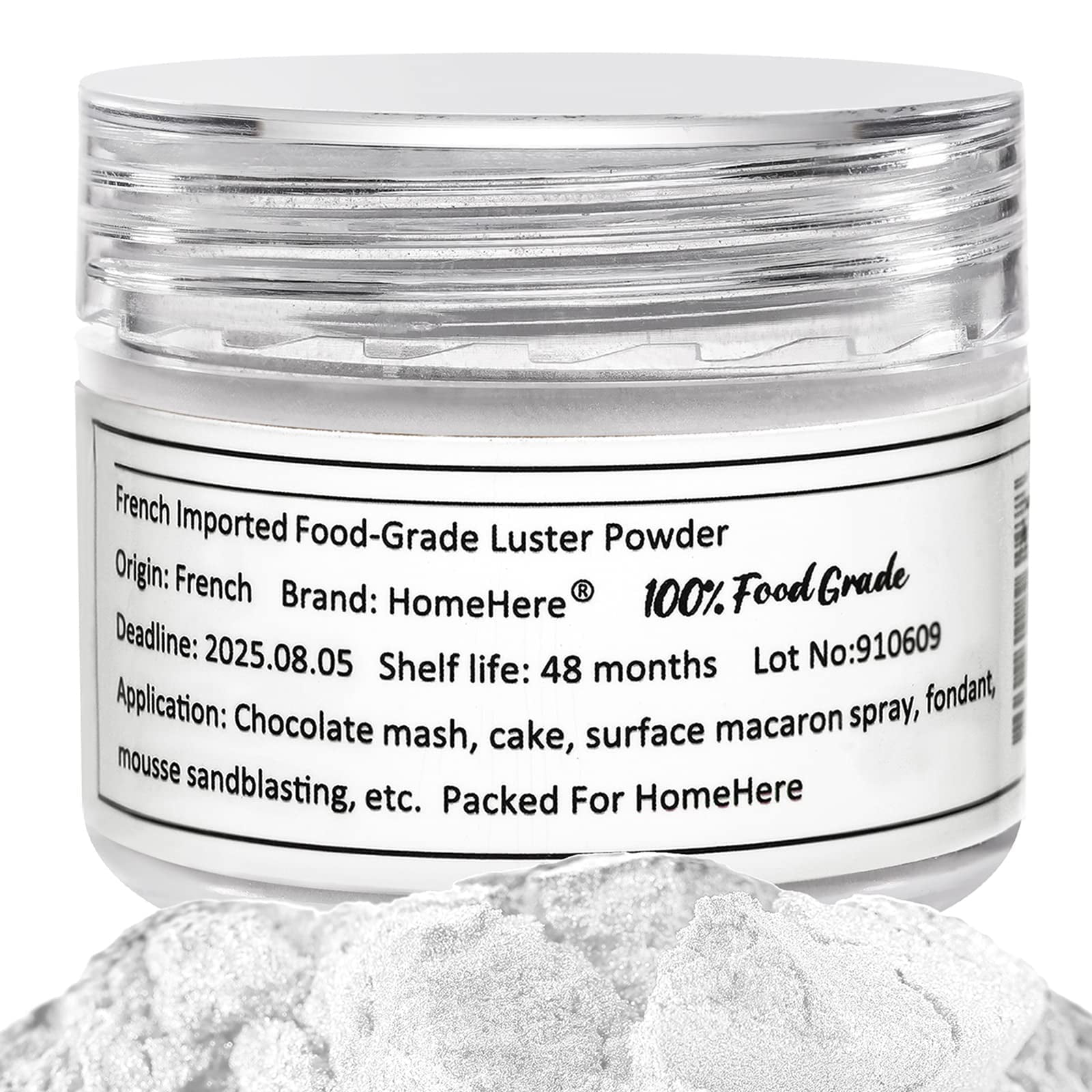 HomeHere Edible Luster Dust Food-Grade Glimmer AIS1 Powder Glitter for ...