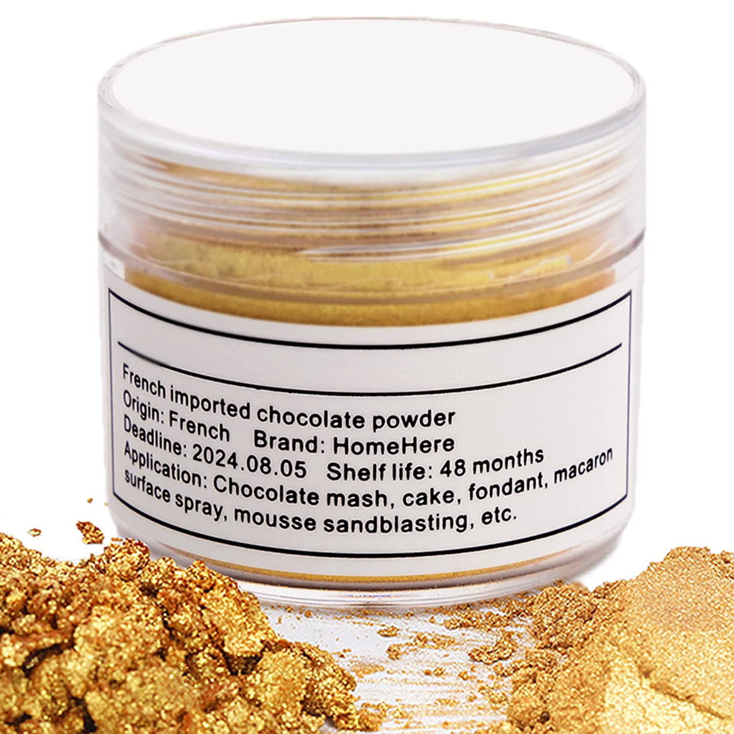 HomeHere Luster Powder Dust Edible Cake Dust, 7 Grams - Walmart.com