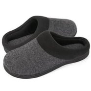 LORDFON Memory Foam Mens Slippers Slip-On House Slippers - Walmart.com