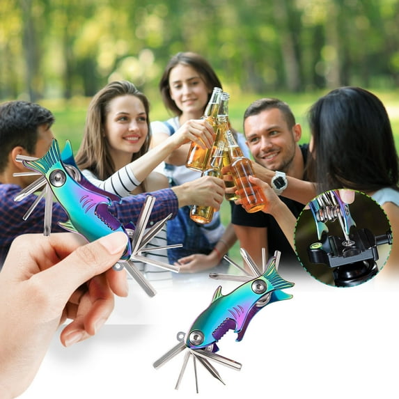 HomeKingdee 10-in-1 Bike Multi Tool – Compact Bicycle Repair Kit w ...