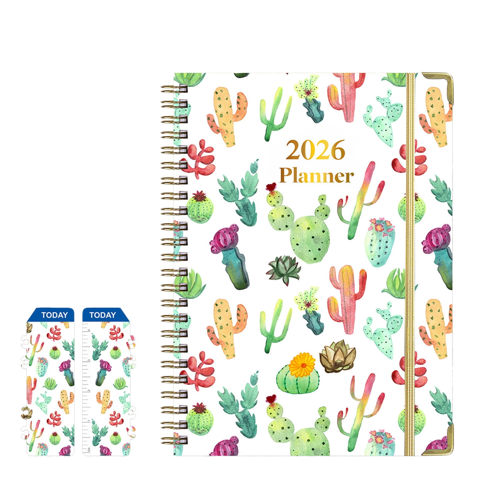 HomeKingdee 2026 A5 Coil Bound Planner Notebook with Separating Pages ...