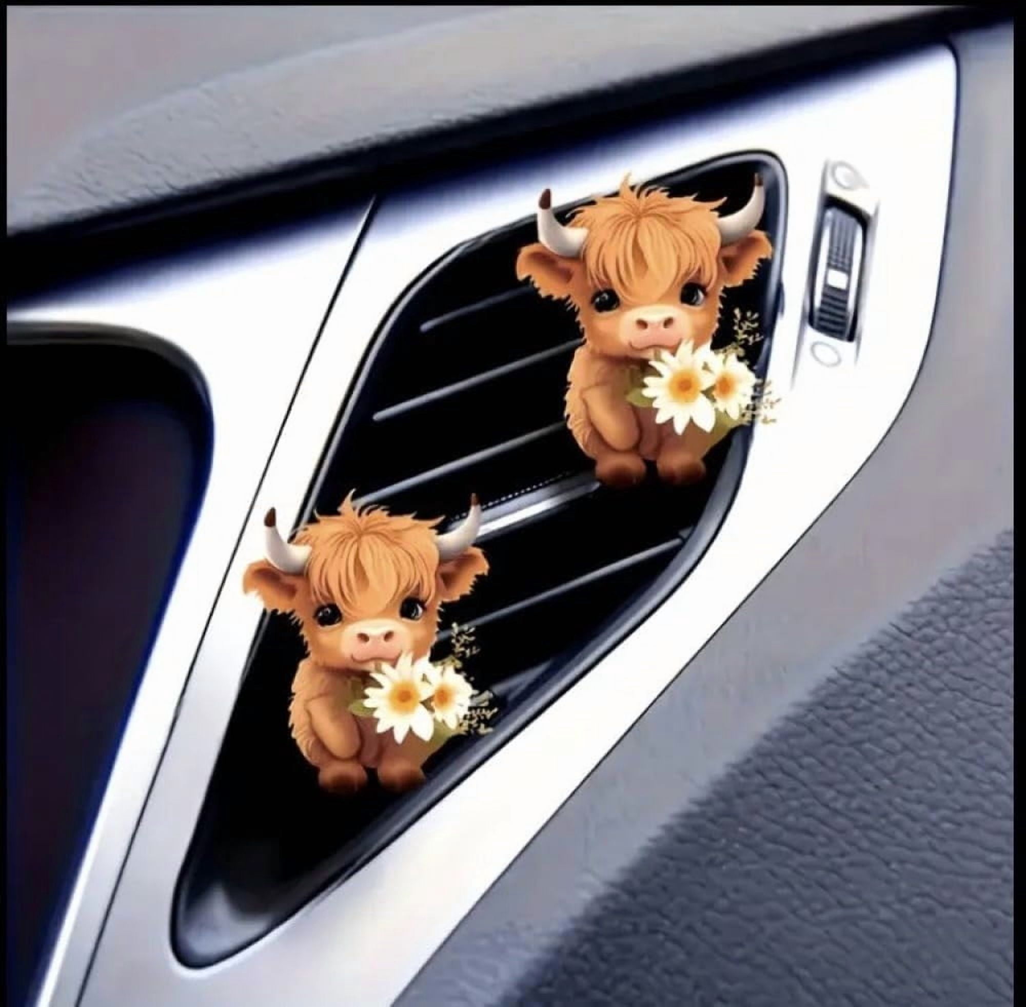 HomeKingdee 2D Acrylic Cartoon Teacup Chihuahua Car Air Vent Clip ...