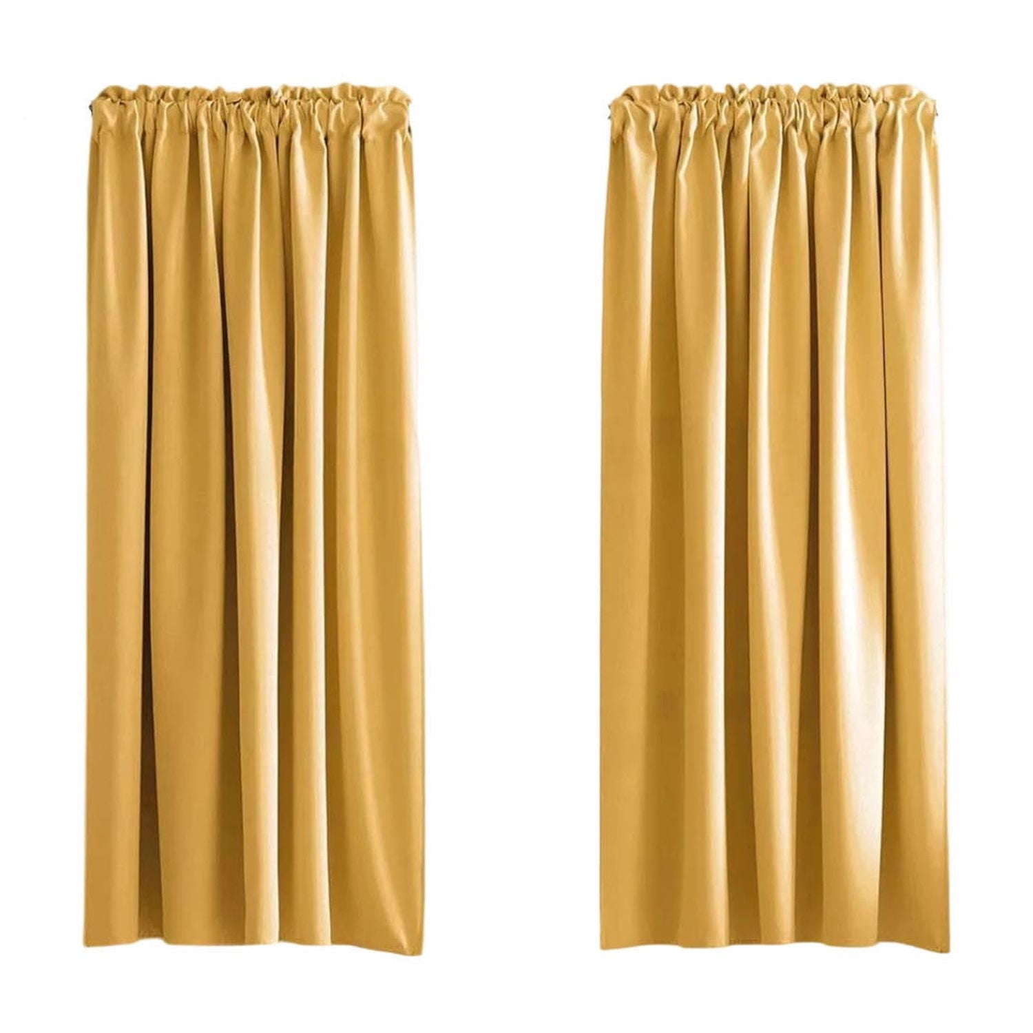 HomeKingdee Blackout Thermal Insulated Curtain Panels for Bedroom ...