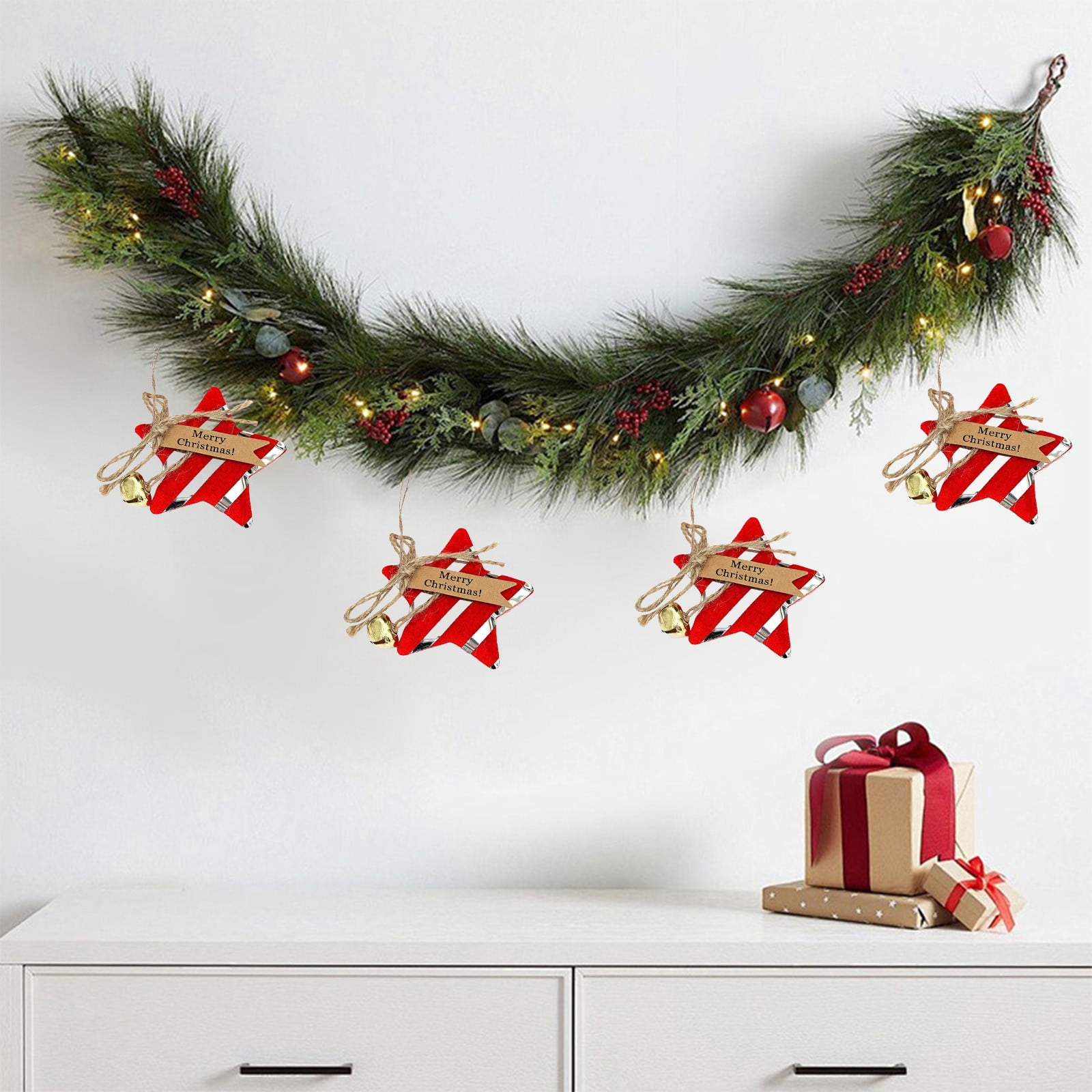 HomeKingdee Christmas Car Hanging Ornament - Cloth Tree Decoration for ...