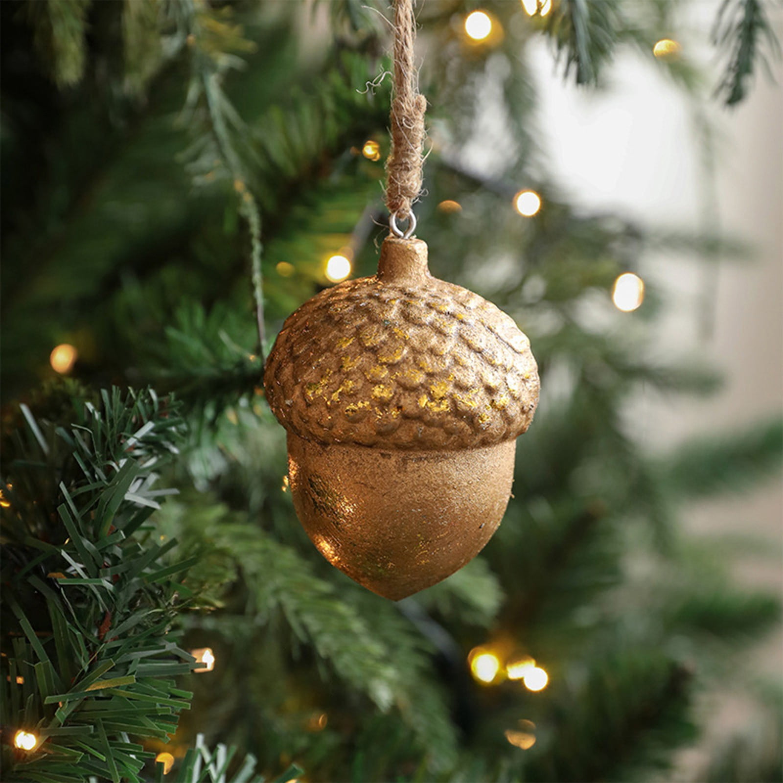HomeKingdee Christmas Foa Hazelnut Acorn Hanging Ornaments - Durable ...
