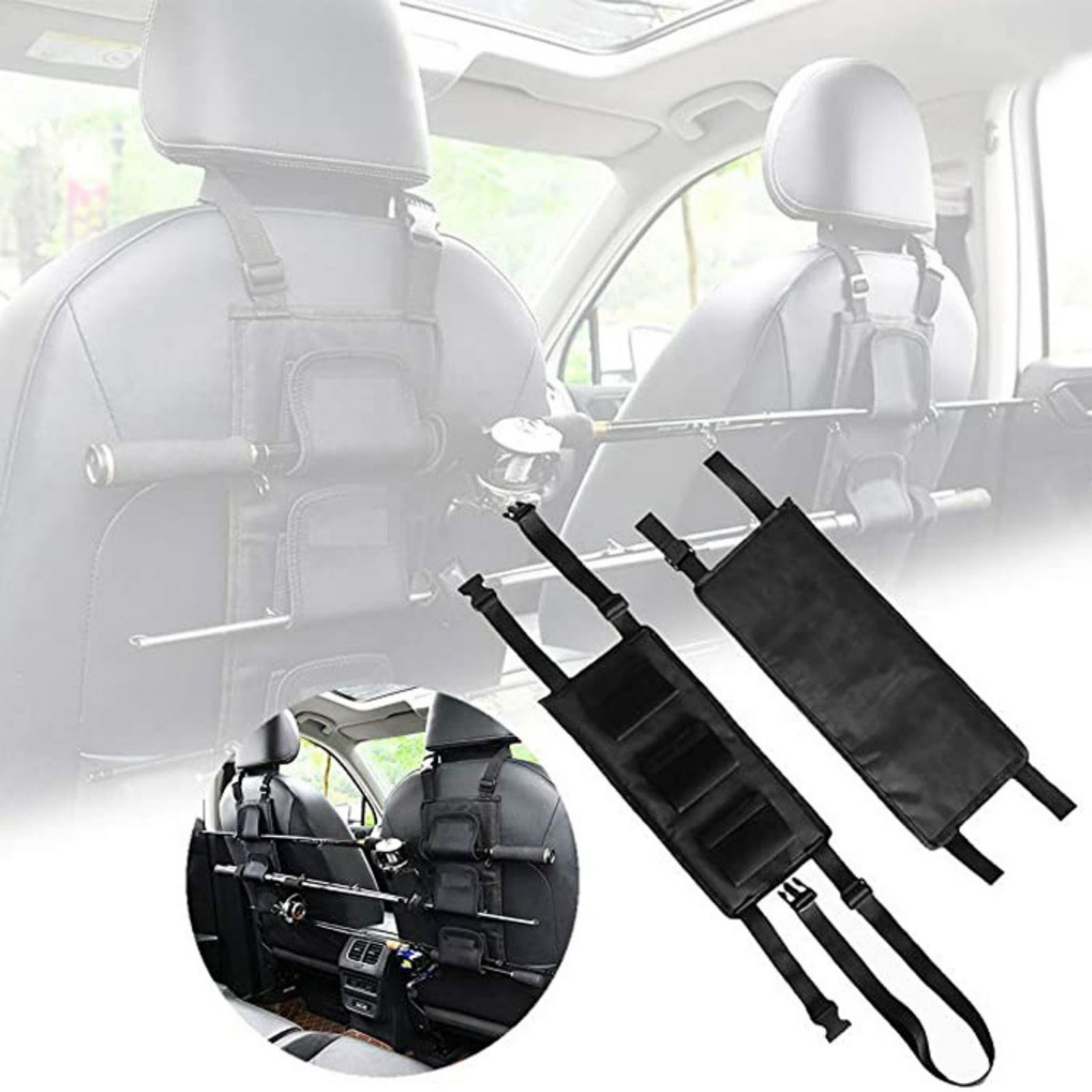 HomeKingdee Fishing Rod Carrier for Car Roof Rack Rod Holder Clamp Pole ...