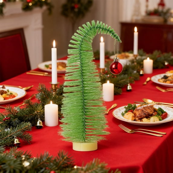 HomeKingdee Mini Christmas Tree, Gringchs Christmas Tree, Bottle Brush ...