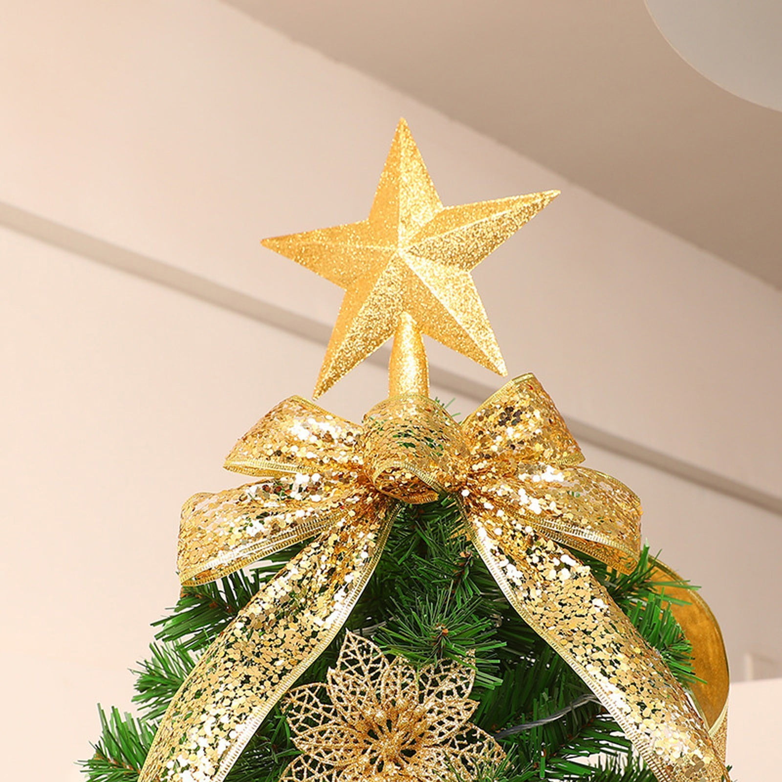 HomeKingdee Personalized Christmas Tree Topper Star - Commemorative ...