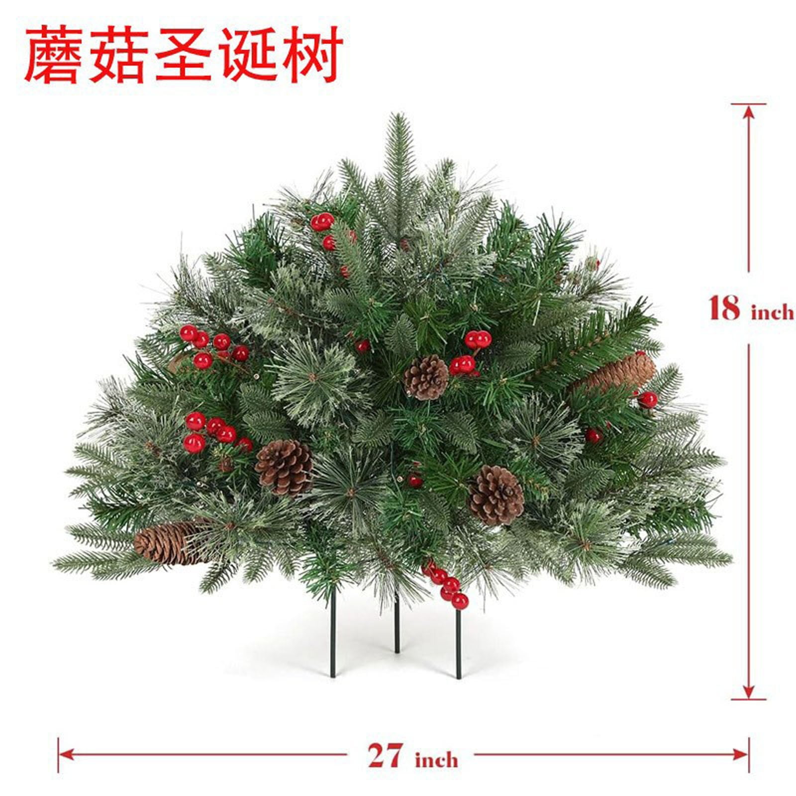 HomeKingdee Prelit Planter Bushes,Holiday Planter Filler,Prelit Planter ...
