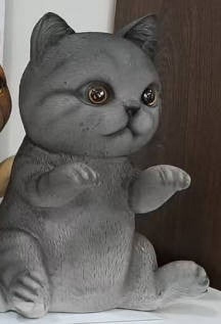 HomeKingdee Resin Cat Figurines Collection - 8 Realistic Breed Statues ...