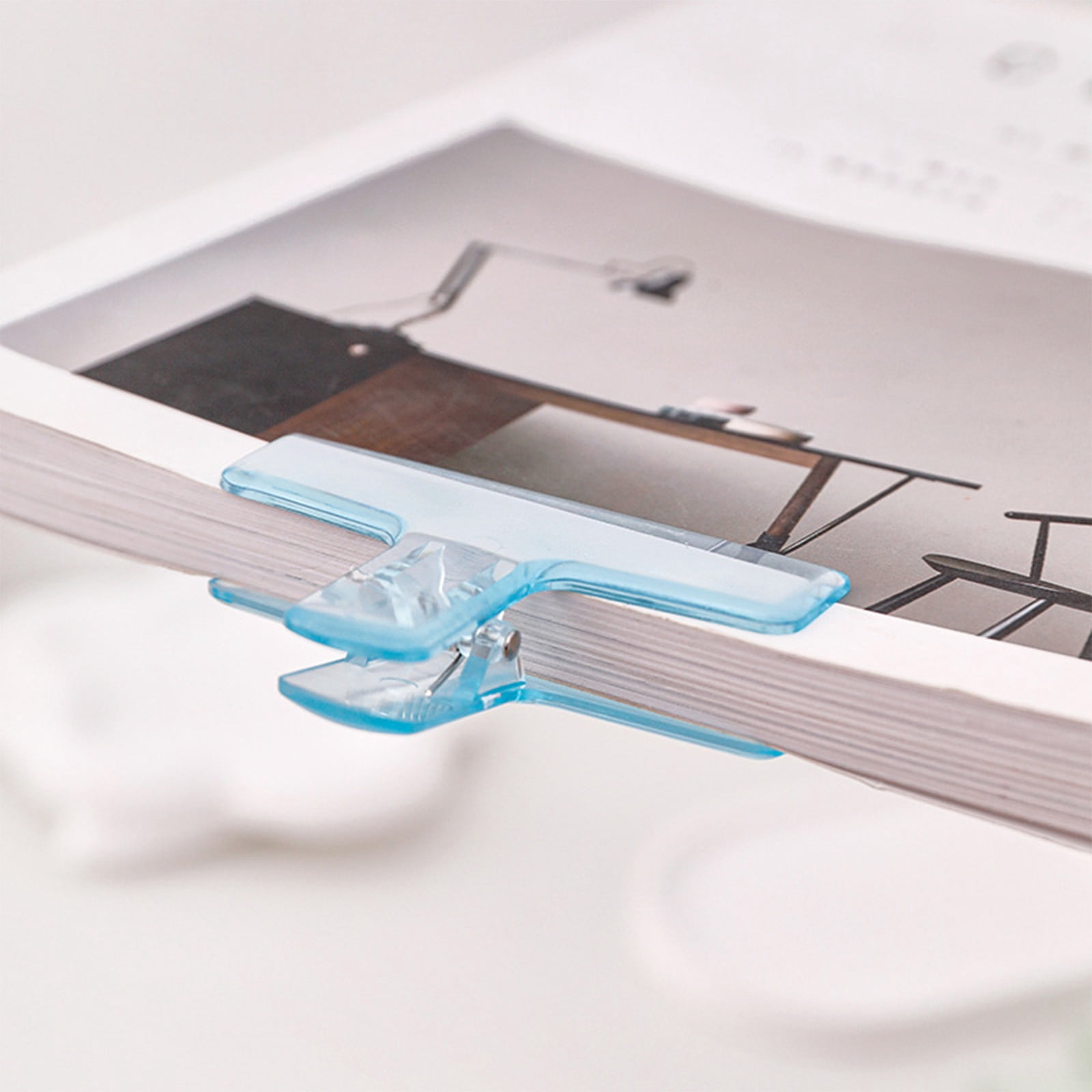 HomeKingdee Transparent Plastic Dovetail Clips for Office Supplies ...
