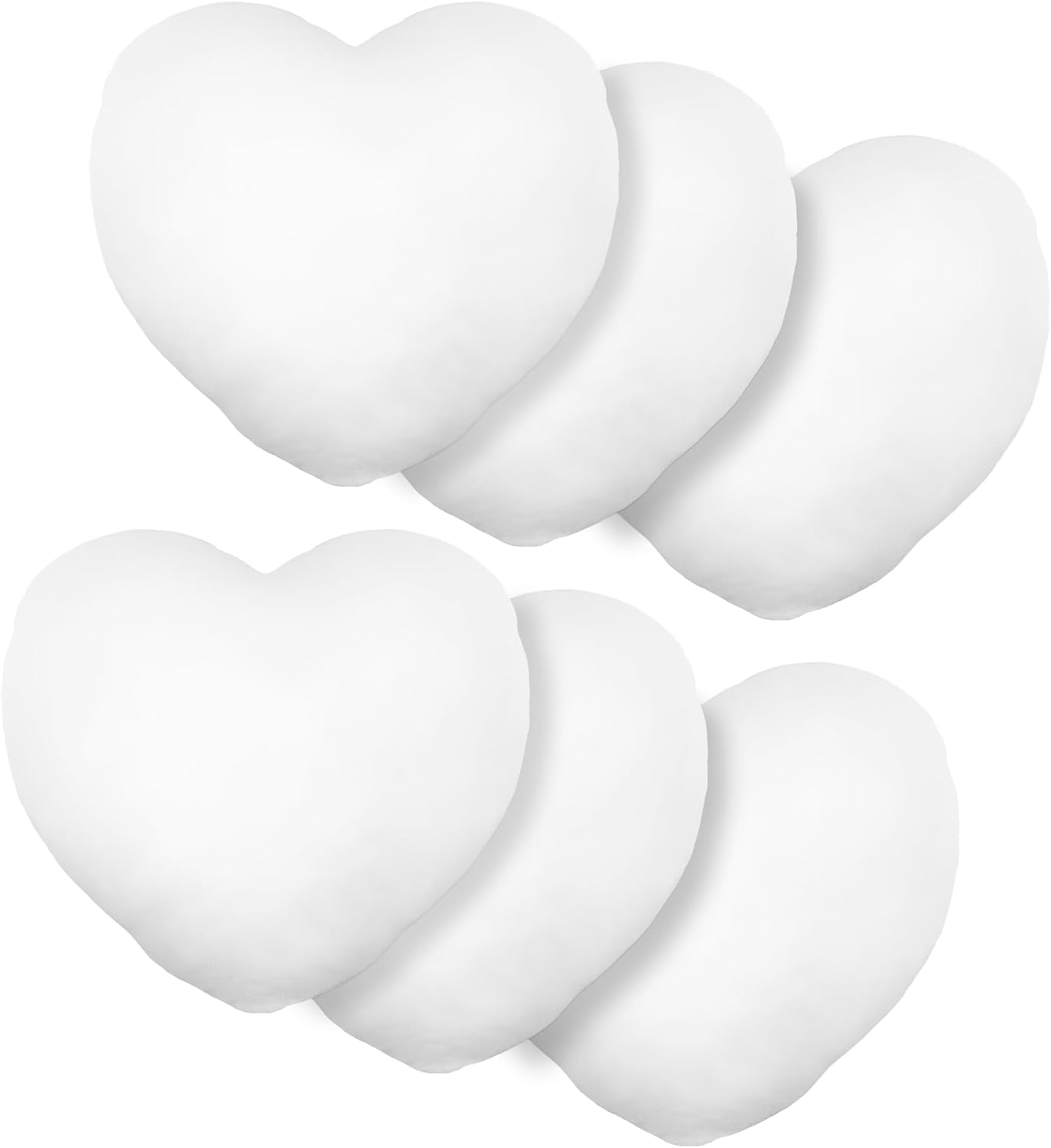 HomeLifairy Throw Pillows Insert Heart Bed and Couch Pillows - Indoor ...