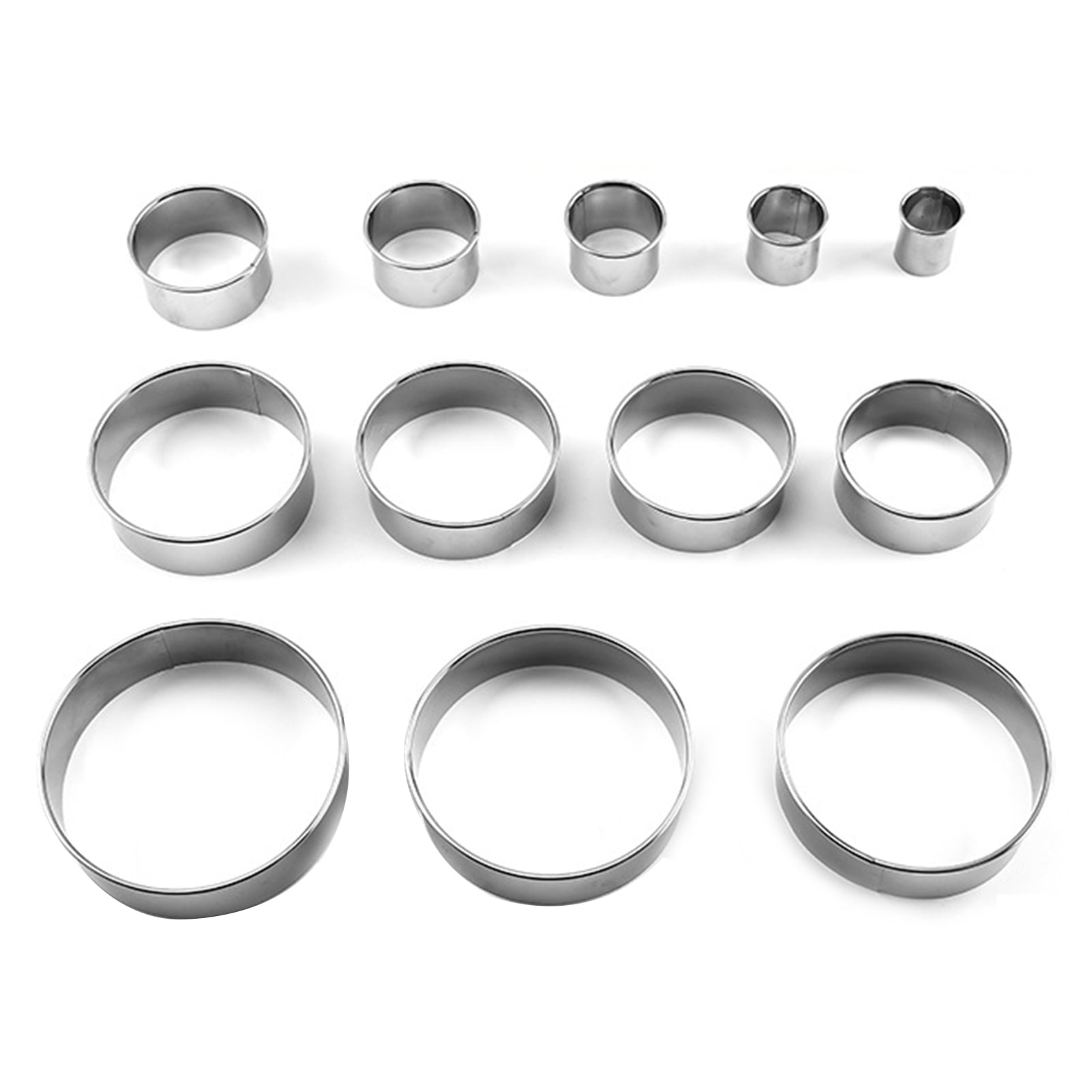 HomeLife 1 Set Circle Pastry Cutter Food Grade Polished Surface Rust ...