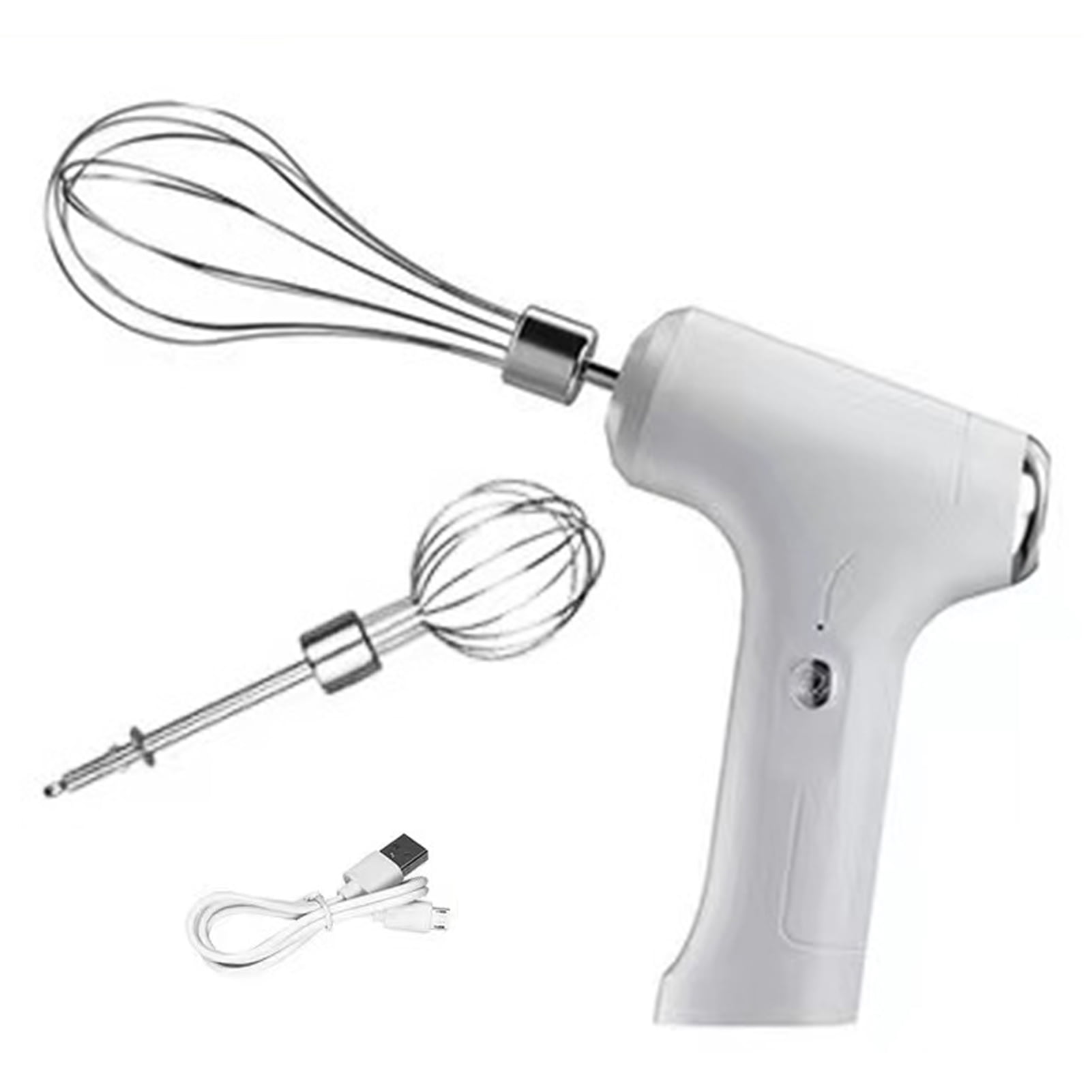 HomeLife 1 Set Electric Egg Beater Easy to Use Plastic USB Charging Egg ...