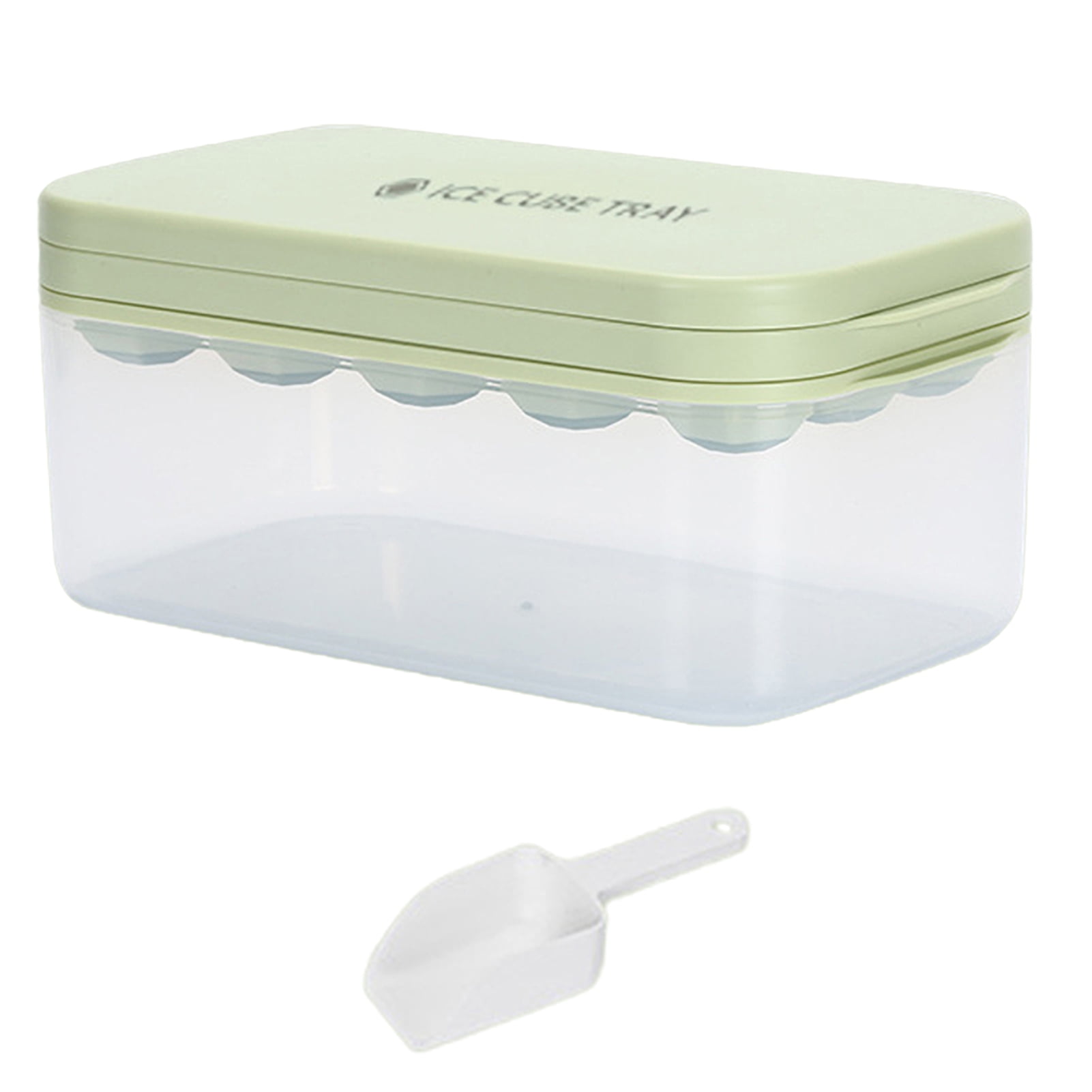 HomeLife 1 Set Ice Cube Tray with Lid DIY Transparent Box Refrigerator ...