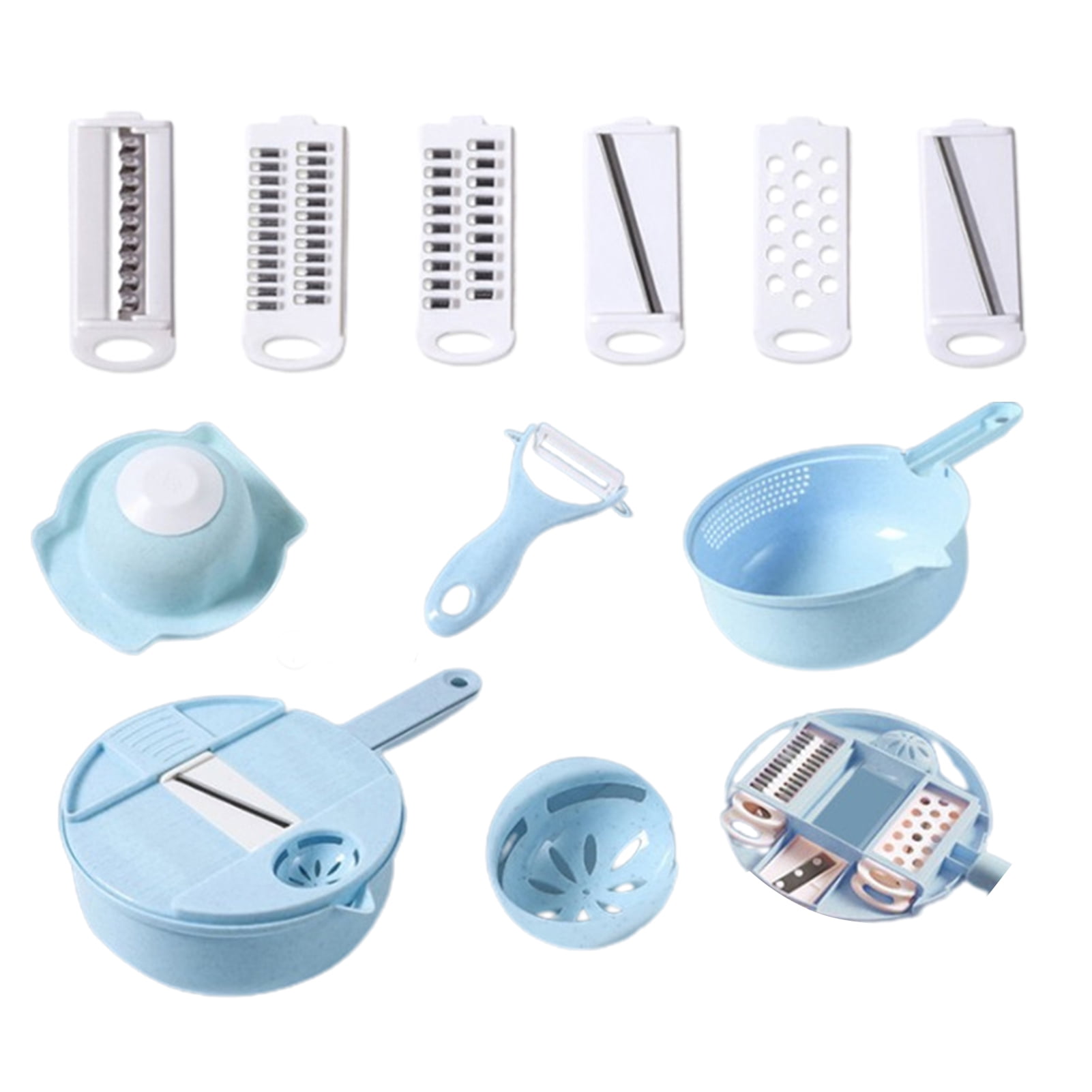 HomeLife 1 Set Manual Detachable Vegetable Chopper ABS Bailer Colander ...