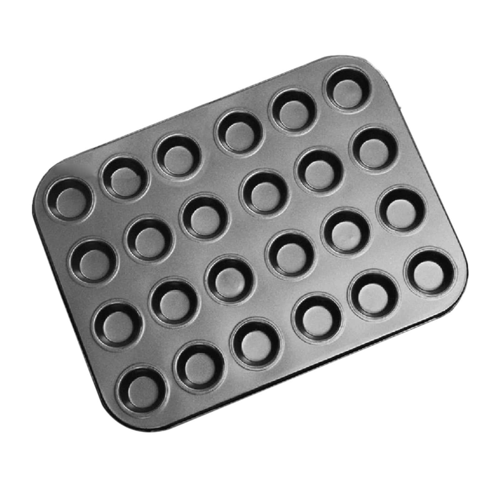 HomeLife 24-Cavity Non-stick Cup Cake Mold Muffin Dessert Baking Pan ...