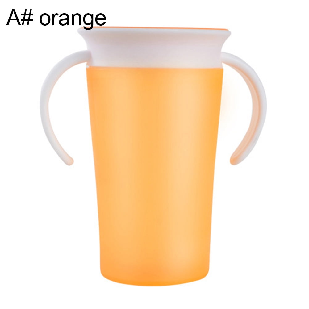 HomeLife 260ml 360 Rotary Baby Learning Drinking Cup Leakproof Feeding ...