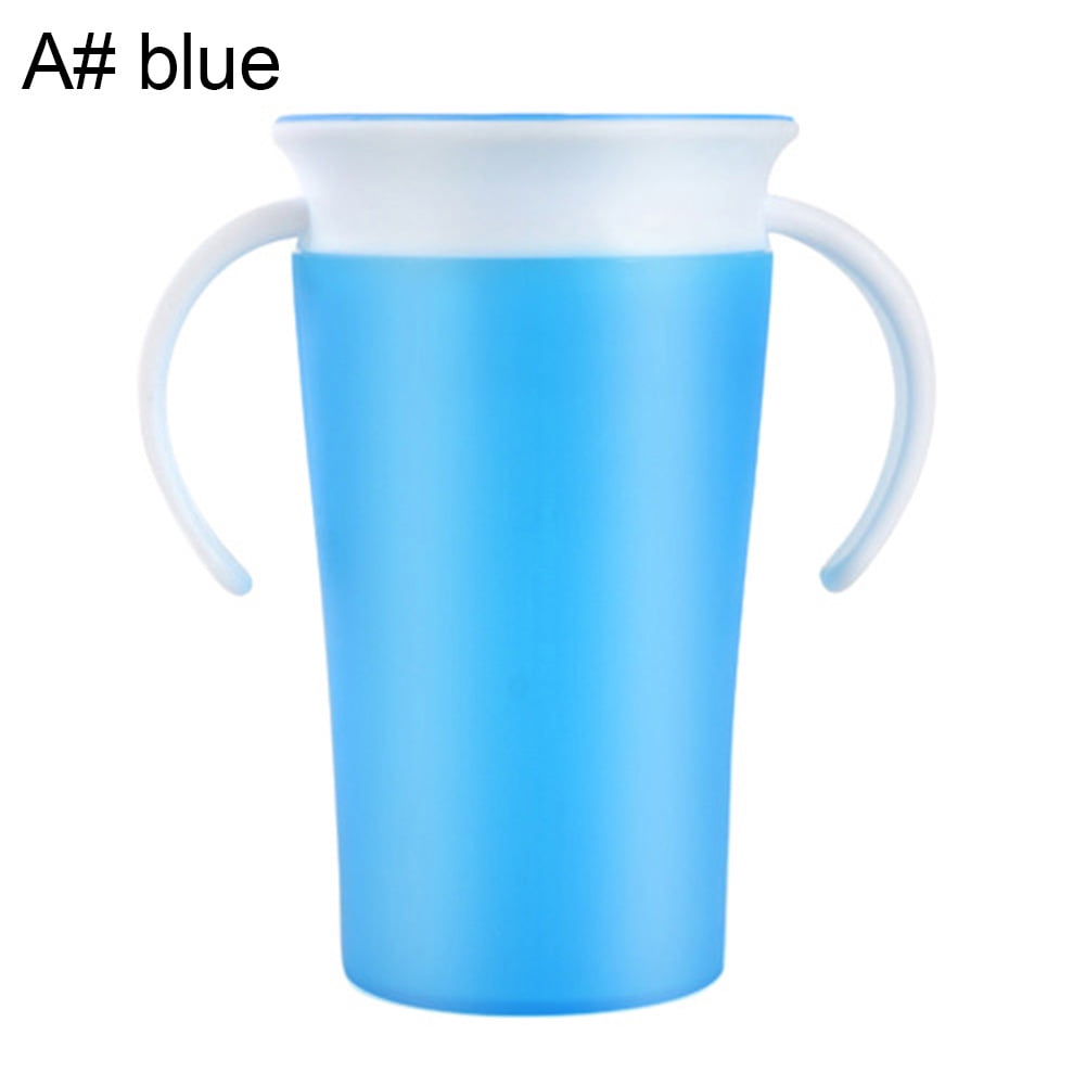 HomeLife 260ml 360 Rotary Baby Learning Drinking Cup Leakproof Feeding ...