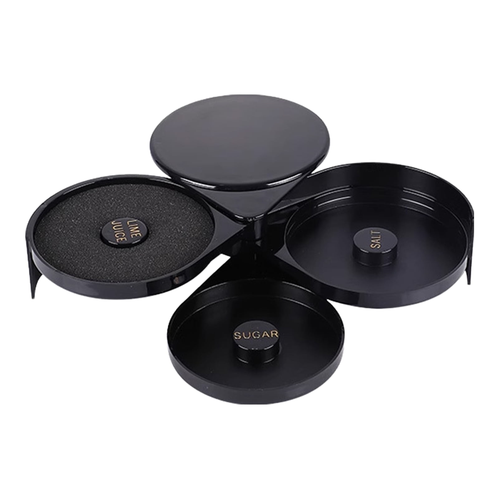 HomeLife 3 Tier Bar Glass Rimmer Salt And Sugar Rimmer Seasoning Box ...