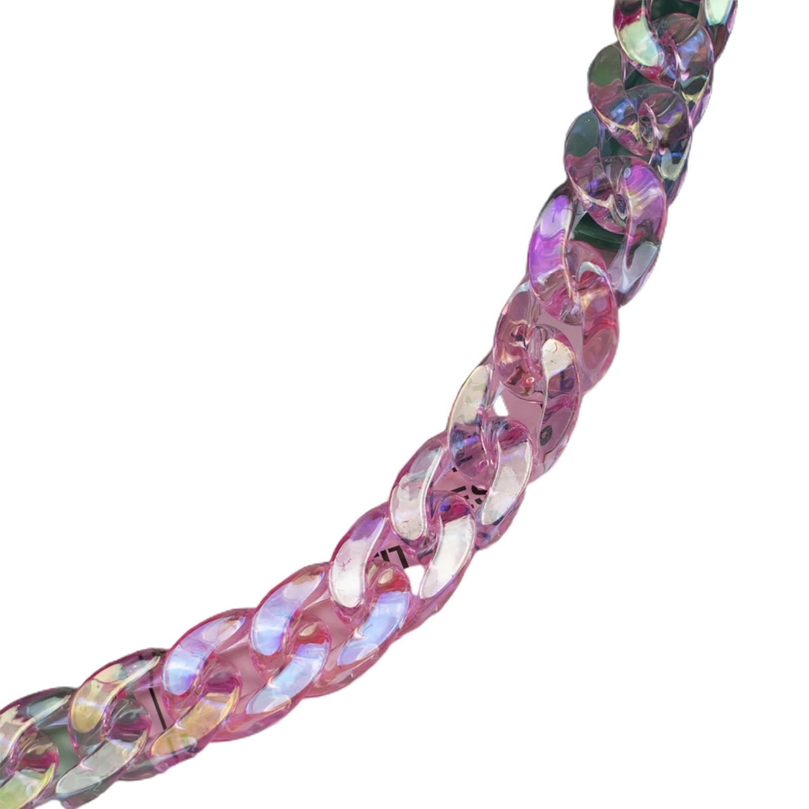 HomeLife 30Pcs Acrylic Rings Chain Durable Multiple Colour Anti-fade ...