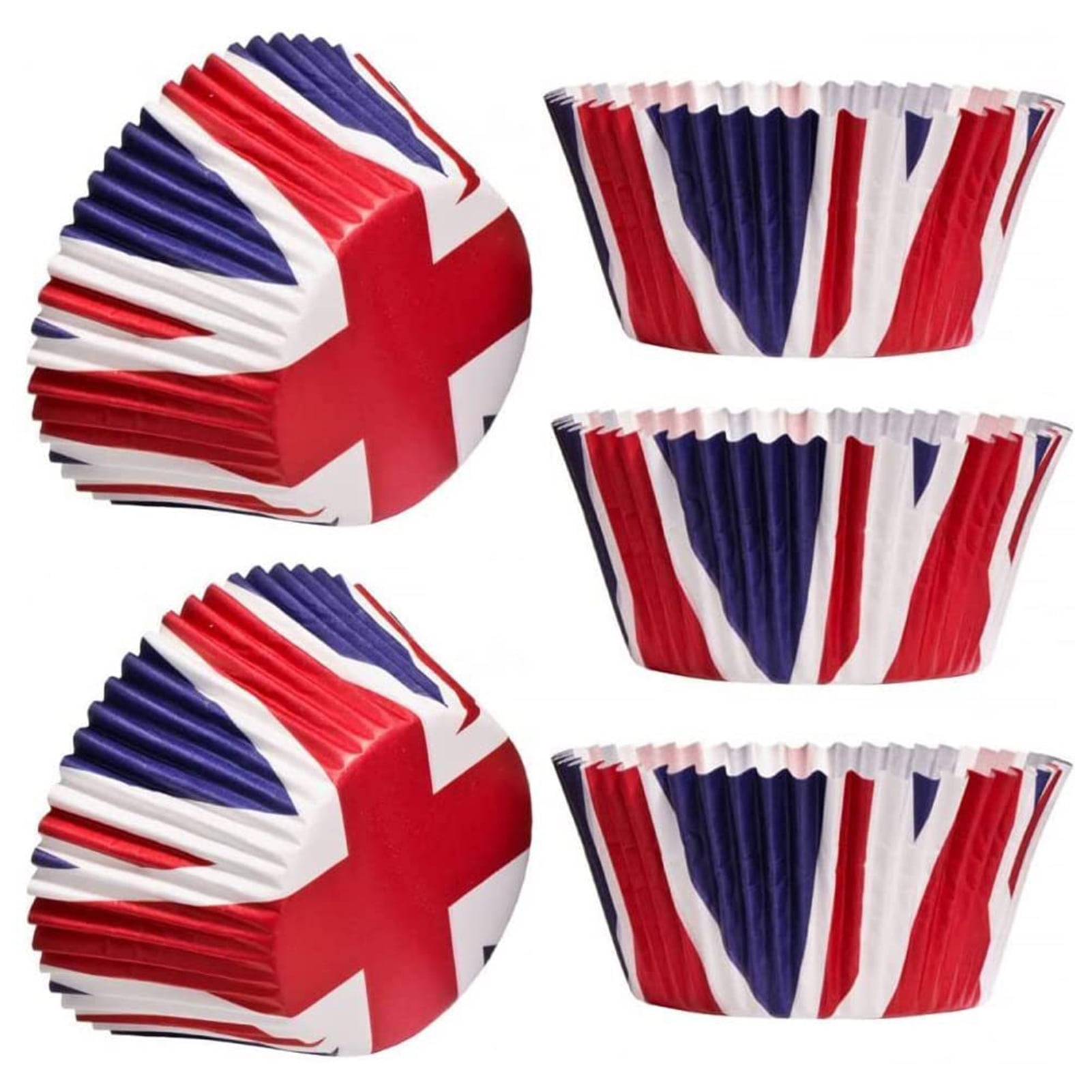 HomeLife 50/100/200Pcs Round Disposable Cake Cups Waterproof Oilproof ...