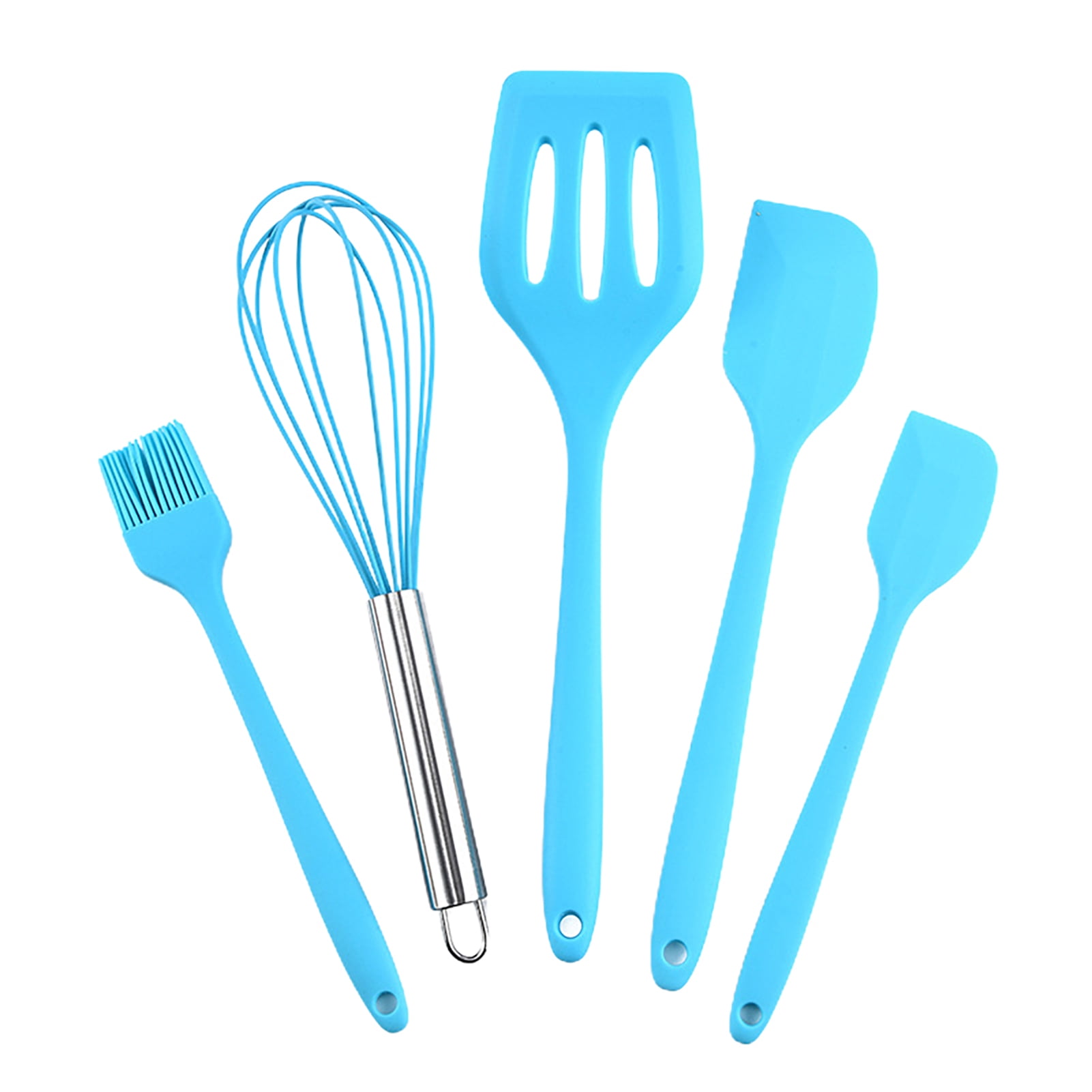 HomeLife 5Pcs Cooking Utensils Wear-resistant Not Sticky Heat-resistant ...