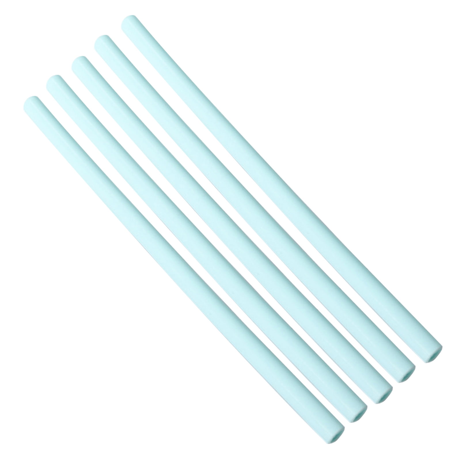 HomeLife 5Pcs Drinking Straw Hardened Tip Cuttable Bendable Bite ...