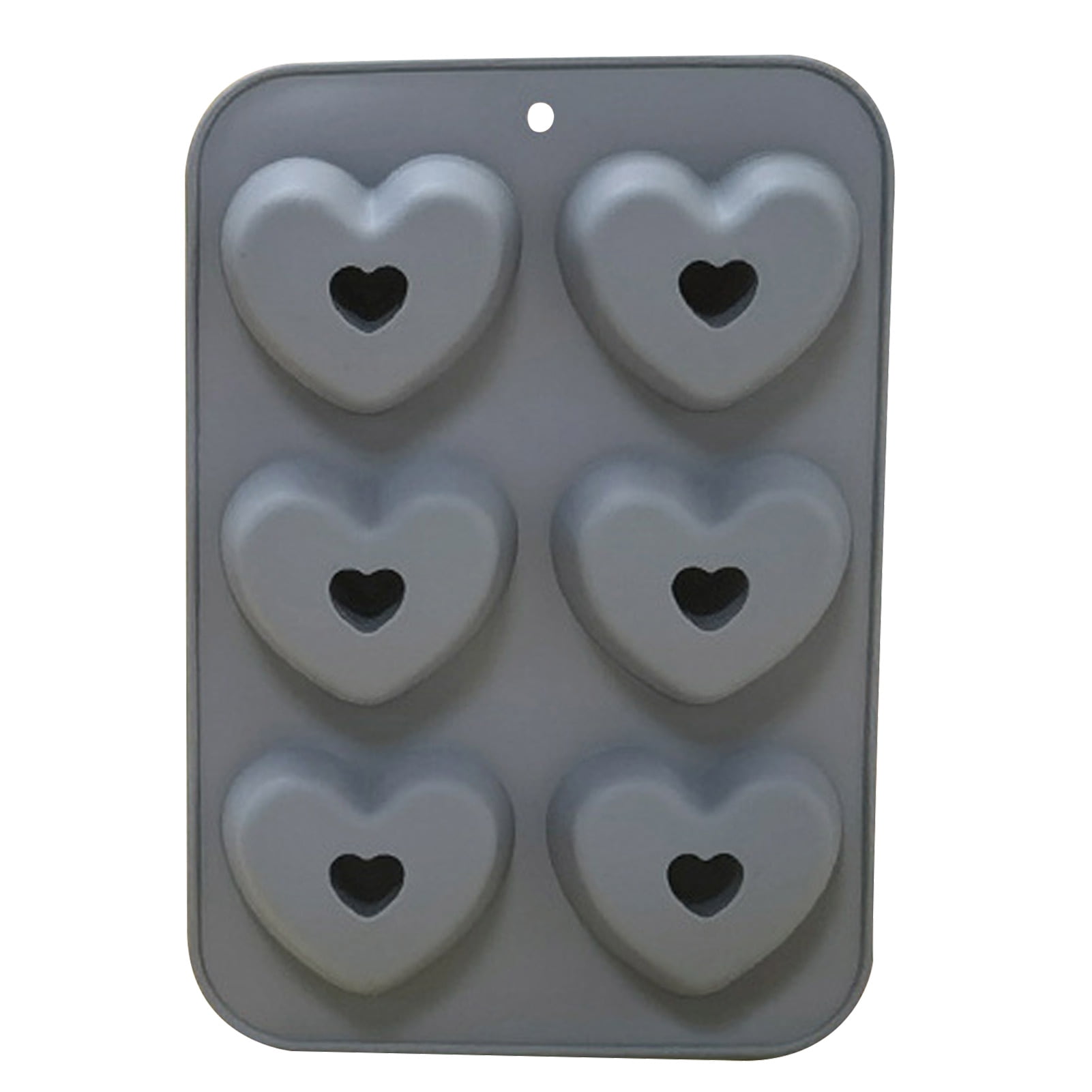 HomeLife 6 Grids Donut Mold Food Grade Portable Easy-demoulding DIY ...