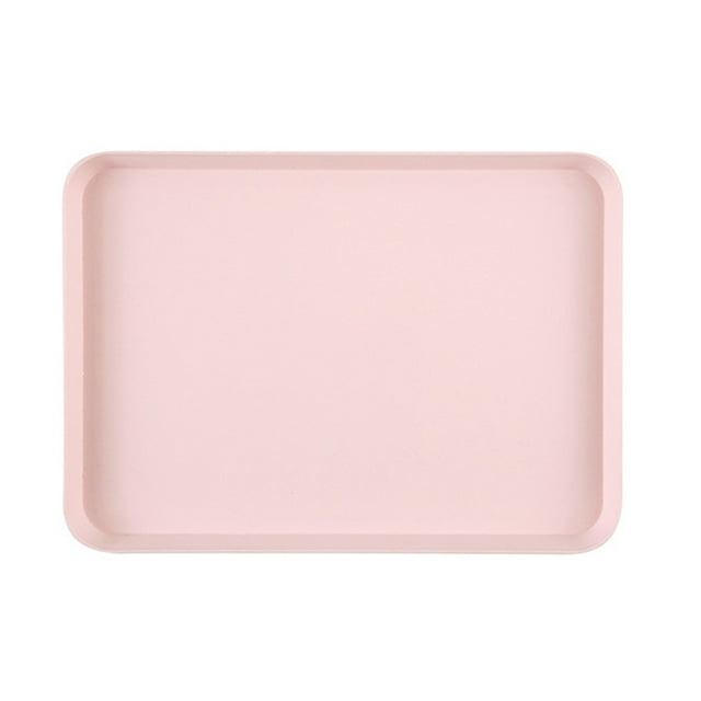 HomeLife Anti-slid Base Stackable Serving Tray Multi-use Smooth Surface ...