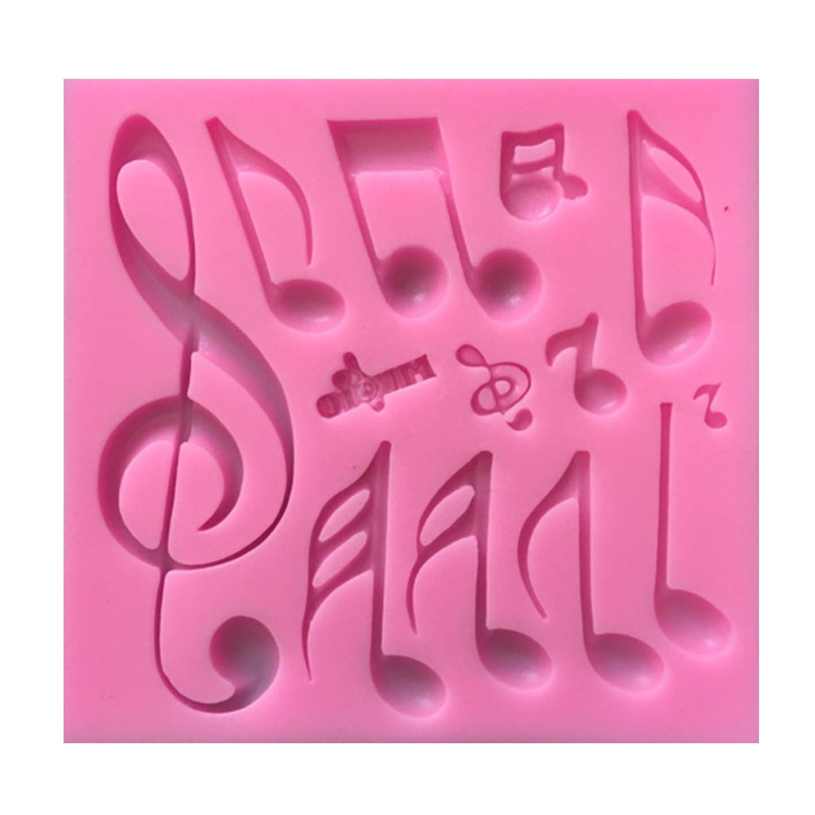 HomeLife Candy Mold Heat Resistant Food Garde Silicone Music Note ...