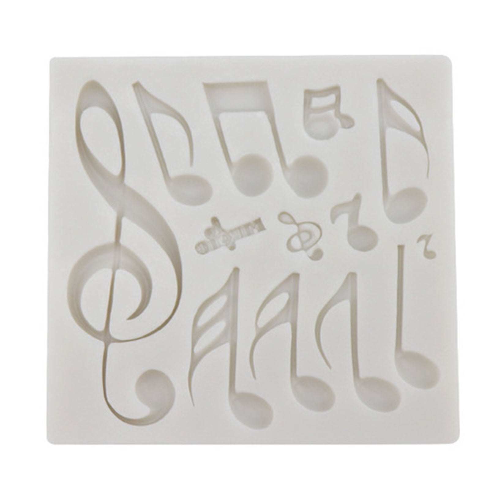 HomeLife Candy Mold Heat Resistant Food Garde Silicone Music Note ...