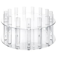 NIUBEE 2PCS Clear Acrylic Cake Stand, Fillable Round Display Box with ...