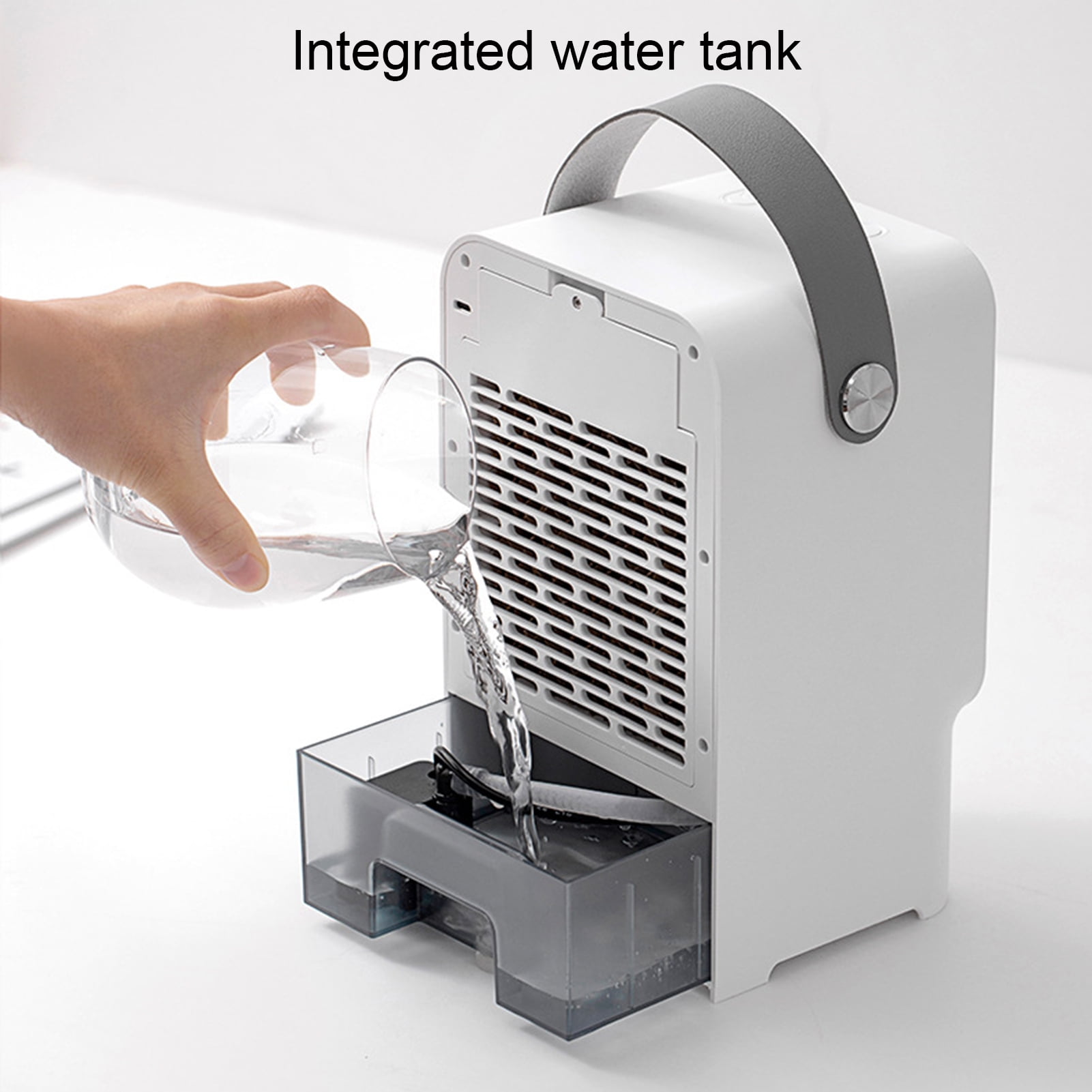HomeLife Cooling Fan with Handle Water Circulation Fan 500ml Water Tank ...