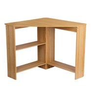 VECELO Easy Assembly Small Corner Computer Desk with Keyboard Tray and ...