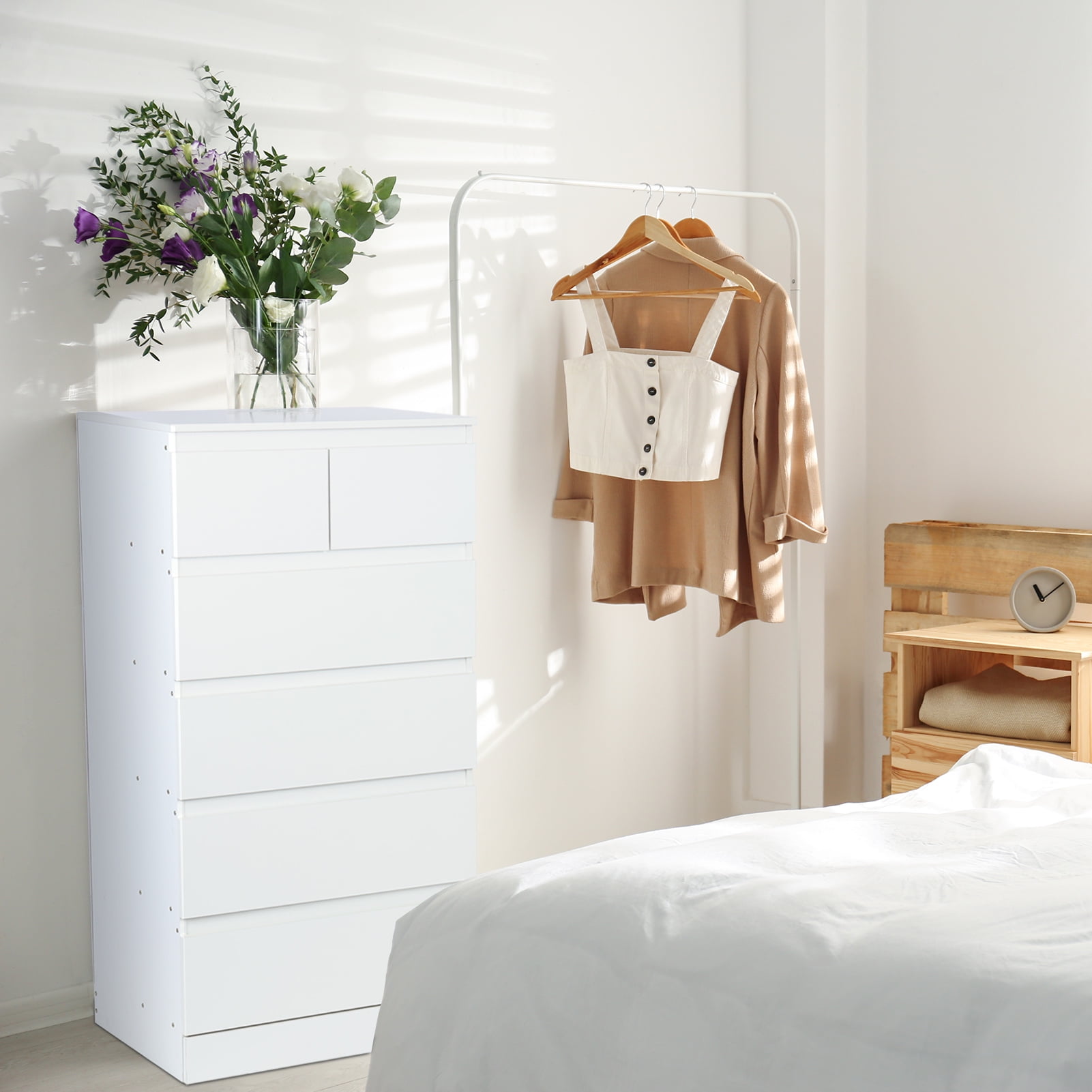 HomeLife Drawer Storage Dresser,Large Capacity Drawer Convenient ...