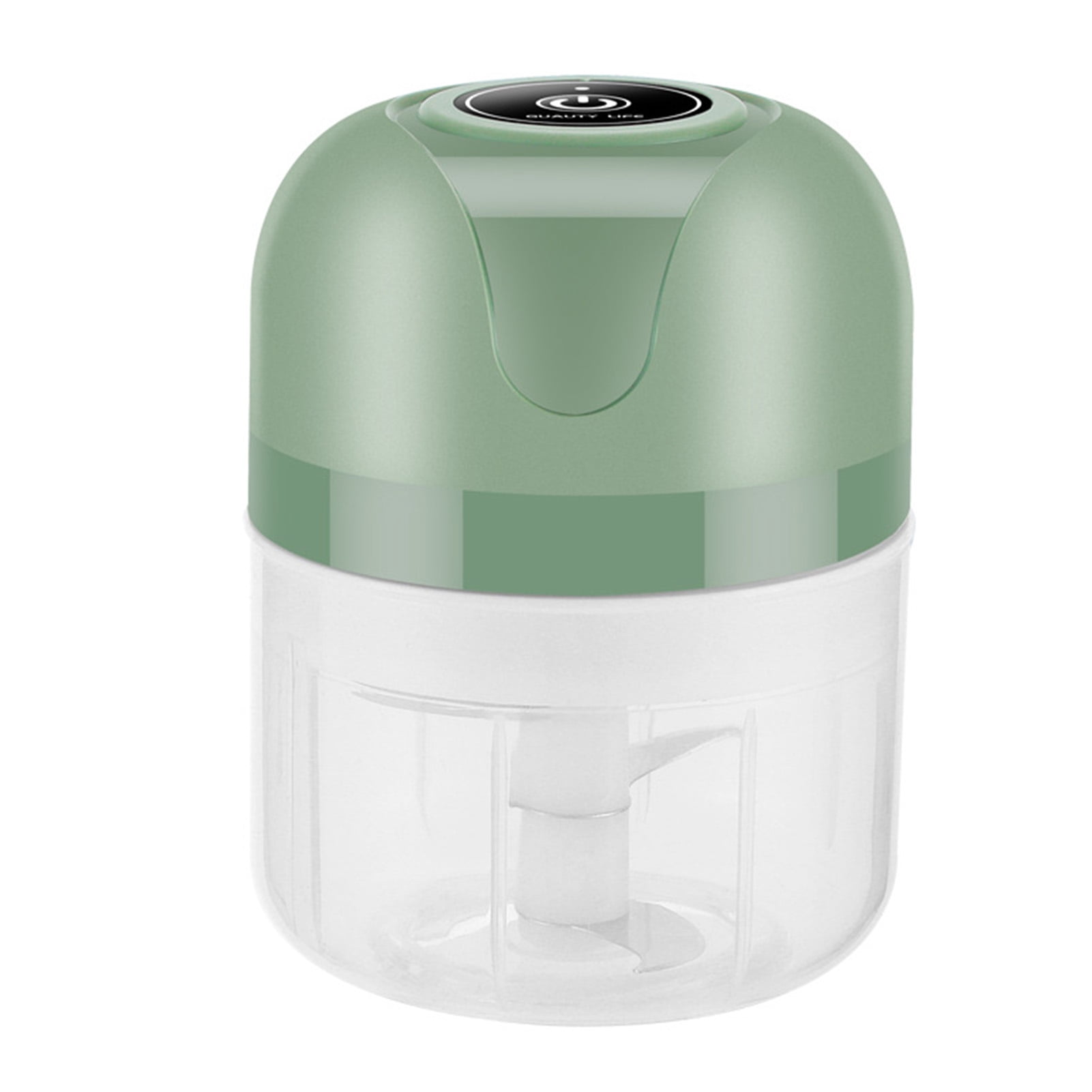 HomeLife Electric Garlic Press Wireless Water-proof Plastic Simple ...