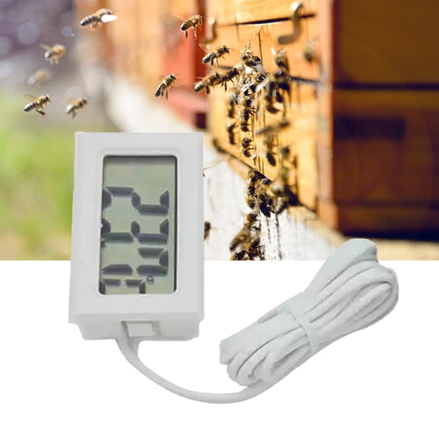 HomeLife Honeycomb Mini Convenient Digital LCD Hygrometer Thermometer ...