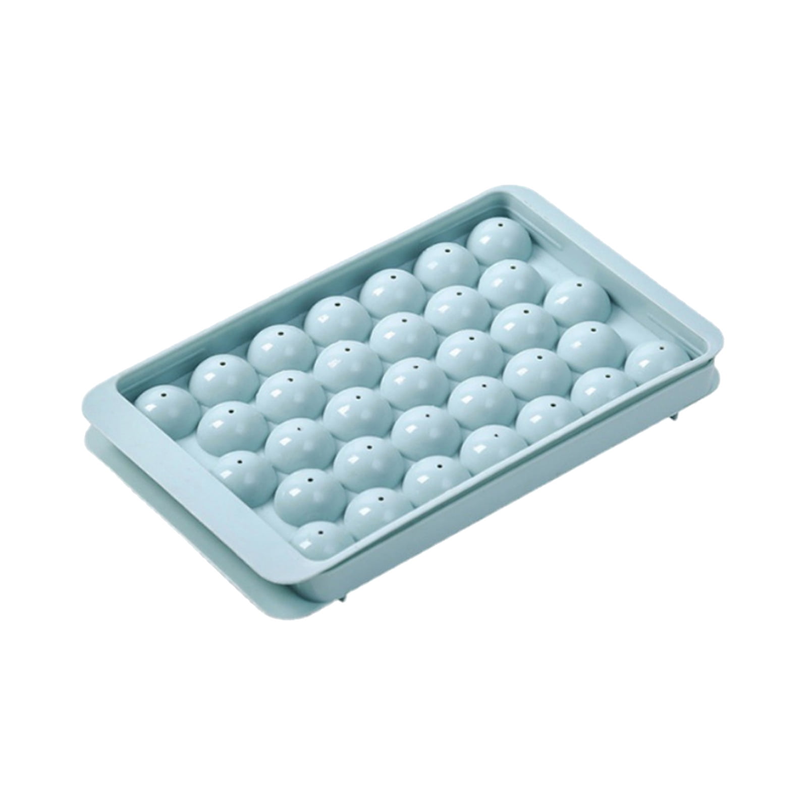 HomeLife Ice Ball Maker with Lid 33 Grid DIY Refrigerator 3D Round Ice ...