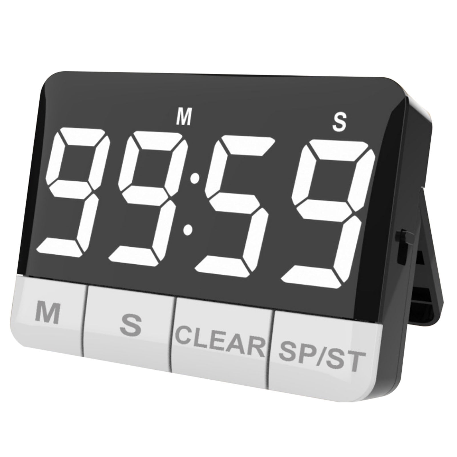 HomeLife Kitchen Timer 120dB Loud Alarm Large LED Display Energy-saving ...