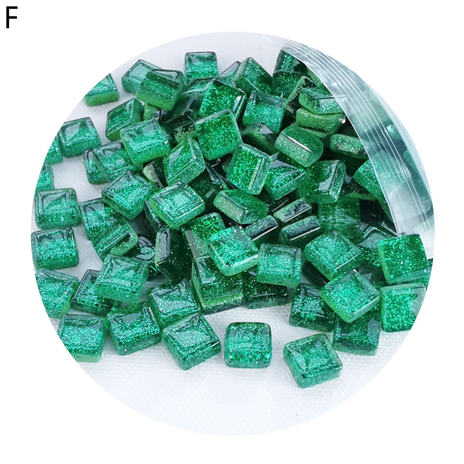 HomeLife Mosaic Patches 225pcs 0.39" DIY Small Particle Glitter Fake ...