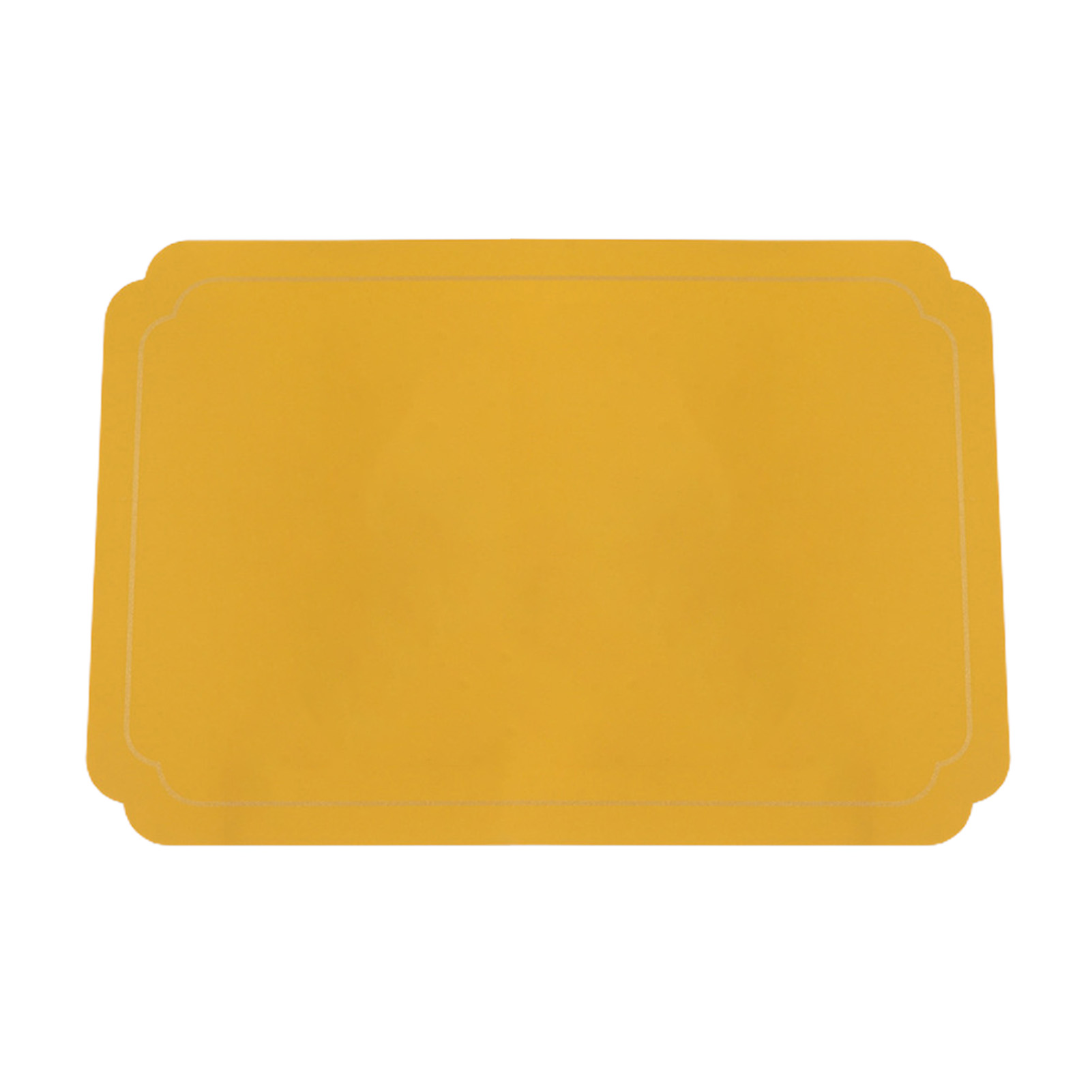 HomeLife Nordic Placemat Rectangular Gold Edge Design Heat Resistant ...