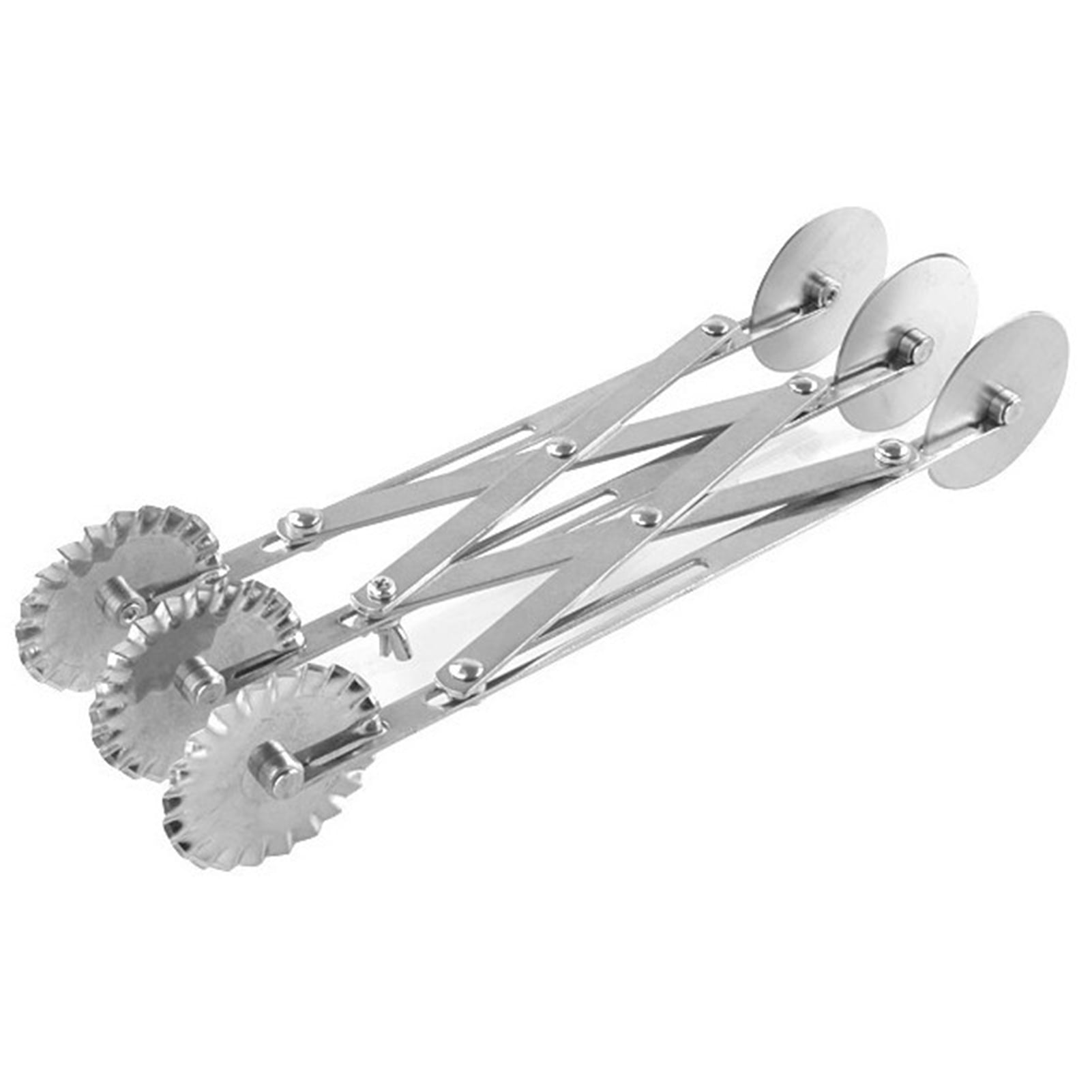 HomeLife Pizza Hob Stretchable Non-rusting 2 Heads 3/5/7 Wheels ...