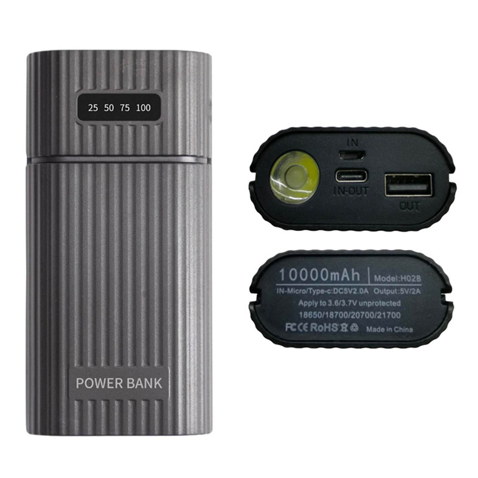 HomeLife Power Bank Case Universal Convenient Welding-free Fireproof ...
