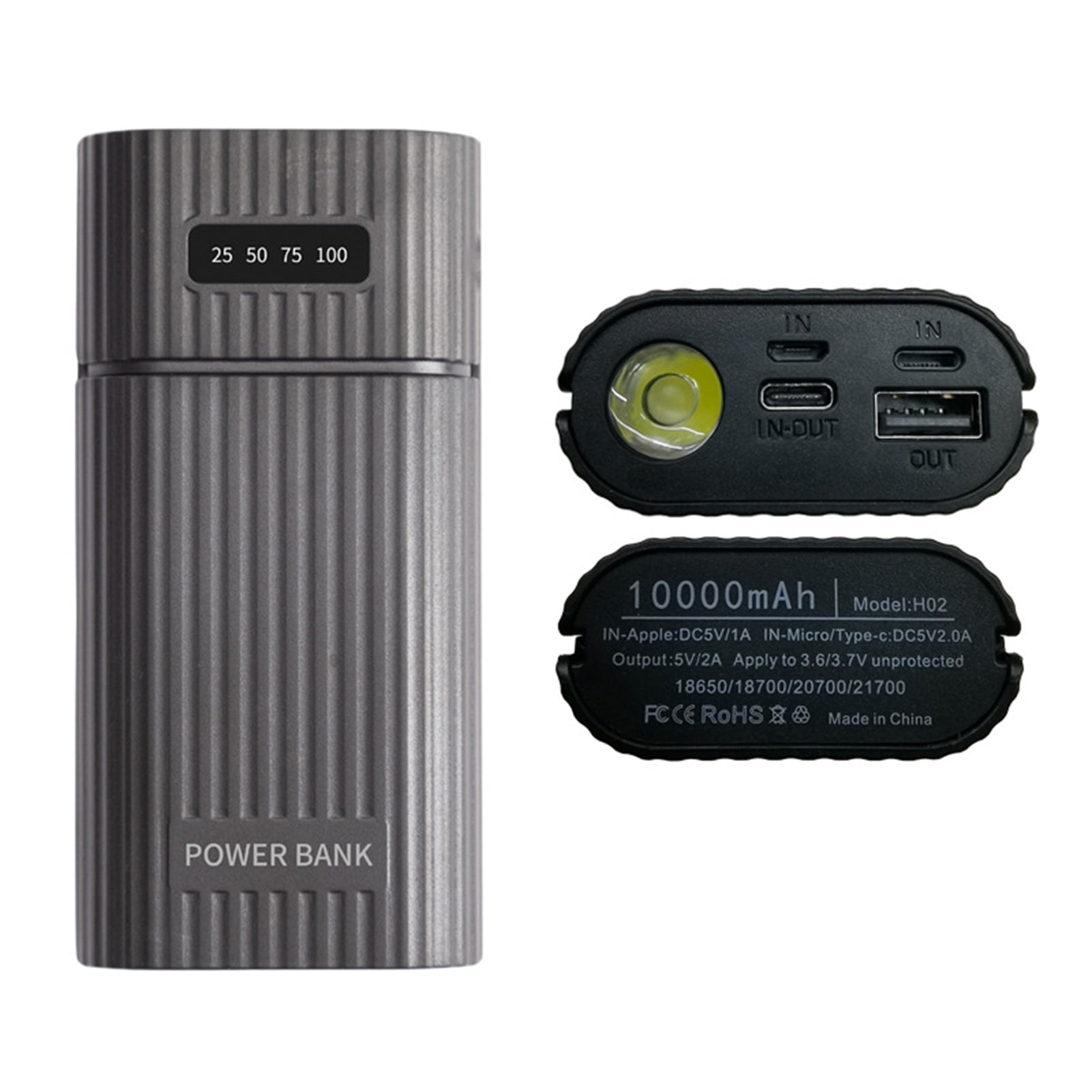 HomeLife Power Bank Case Universal Convenient Welding-free Fireproof ...